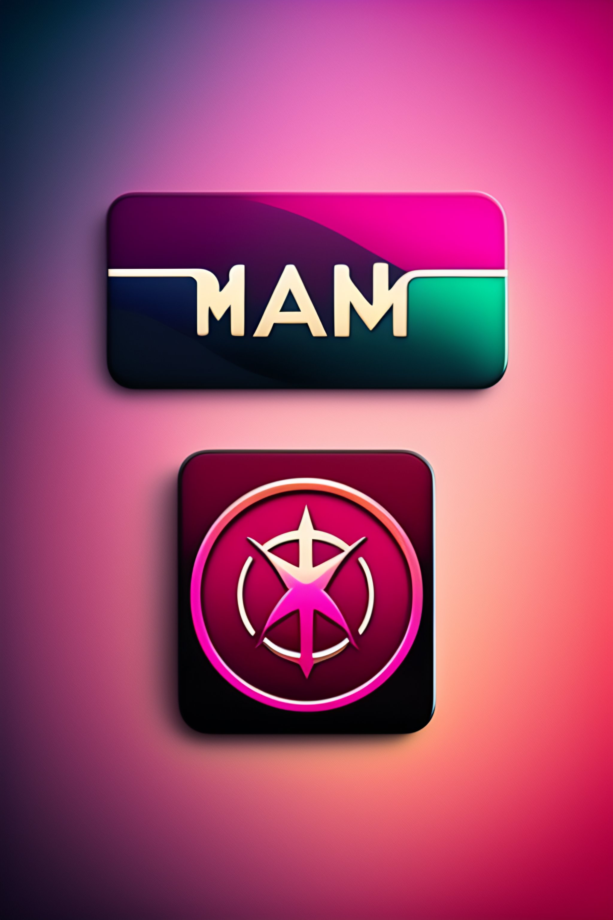 Lexica - A BRAND LOGO icon calld ''M bess M'' , colors are yalleow ...