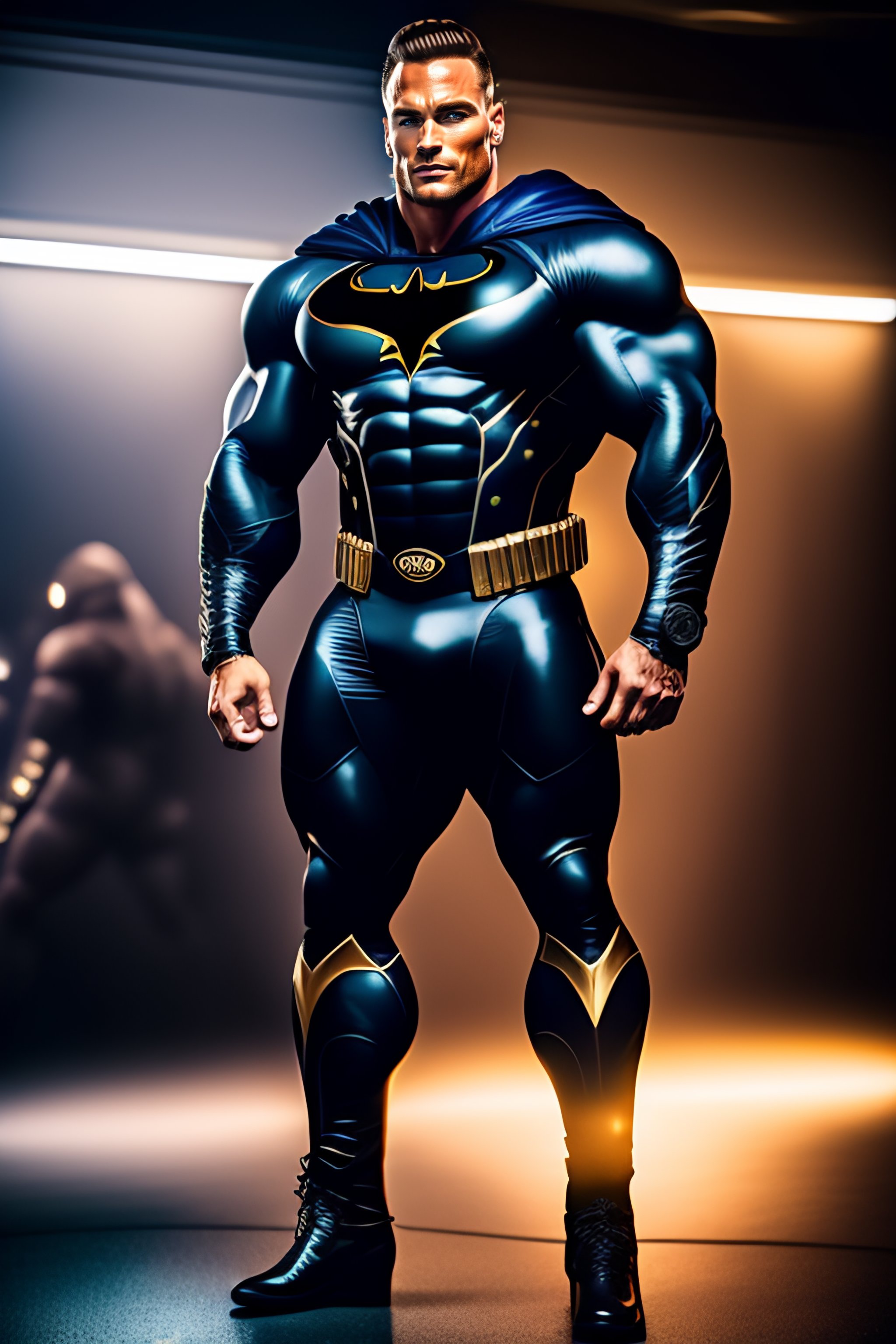 Lexica - Chris bumstead as bruce wayne with batsuit in batman movie ...