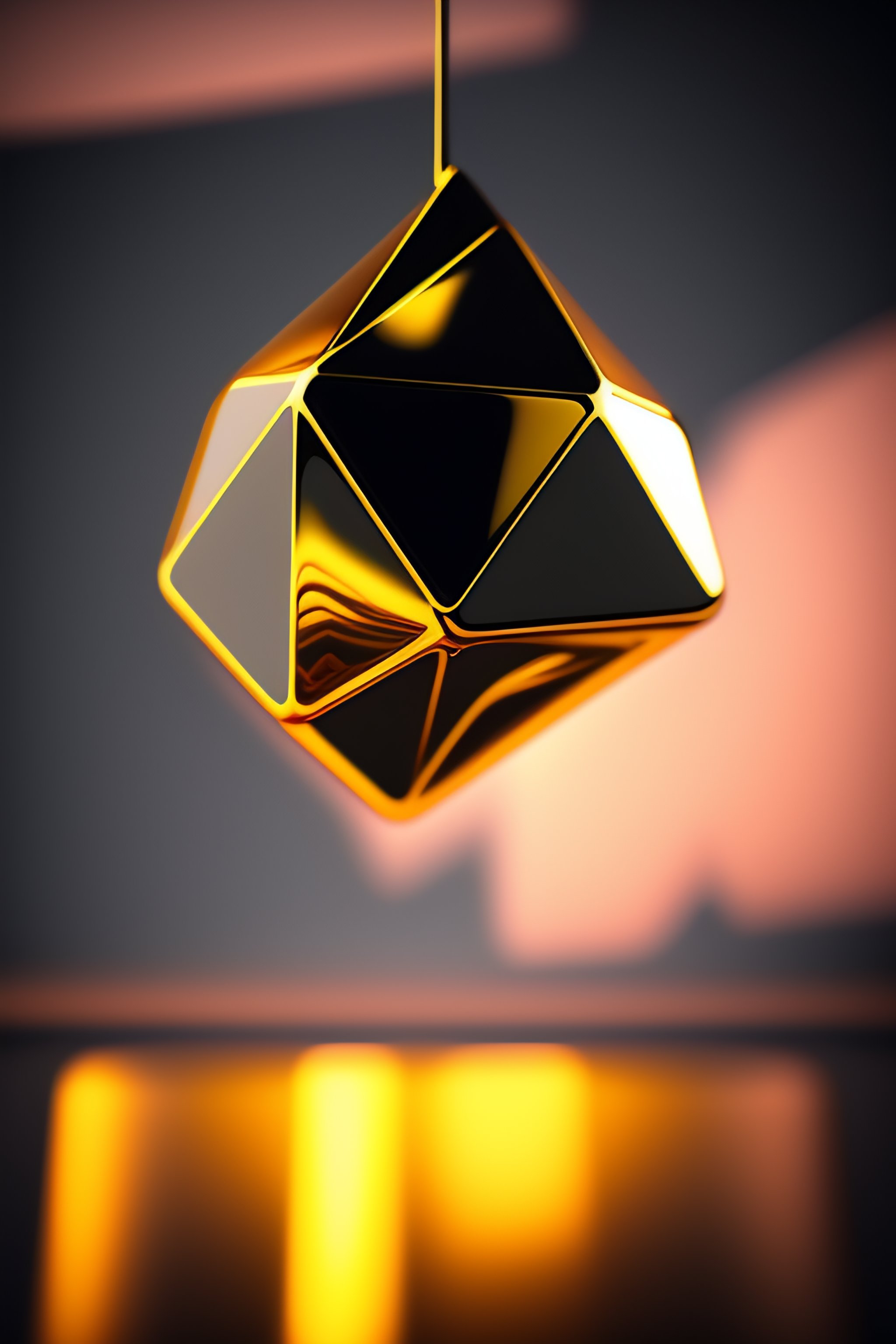 Lexica - A photorealistic render of a metallic crystalline neotribal ...