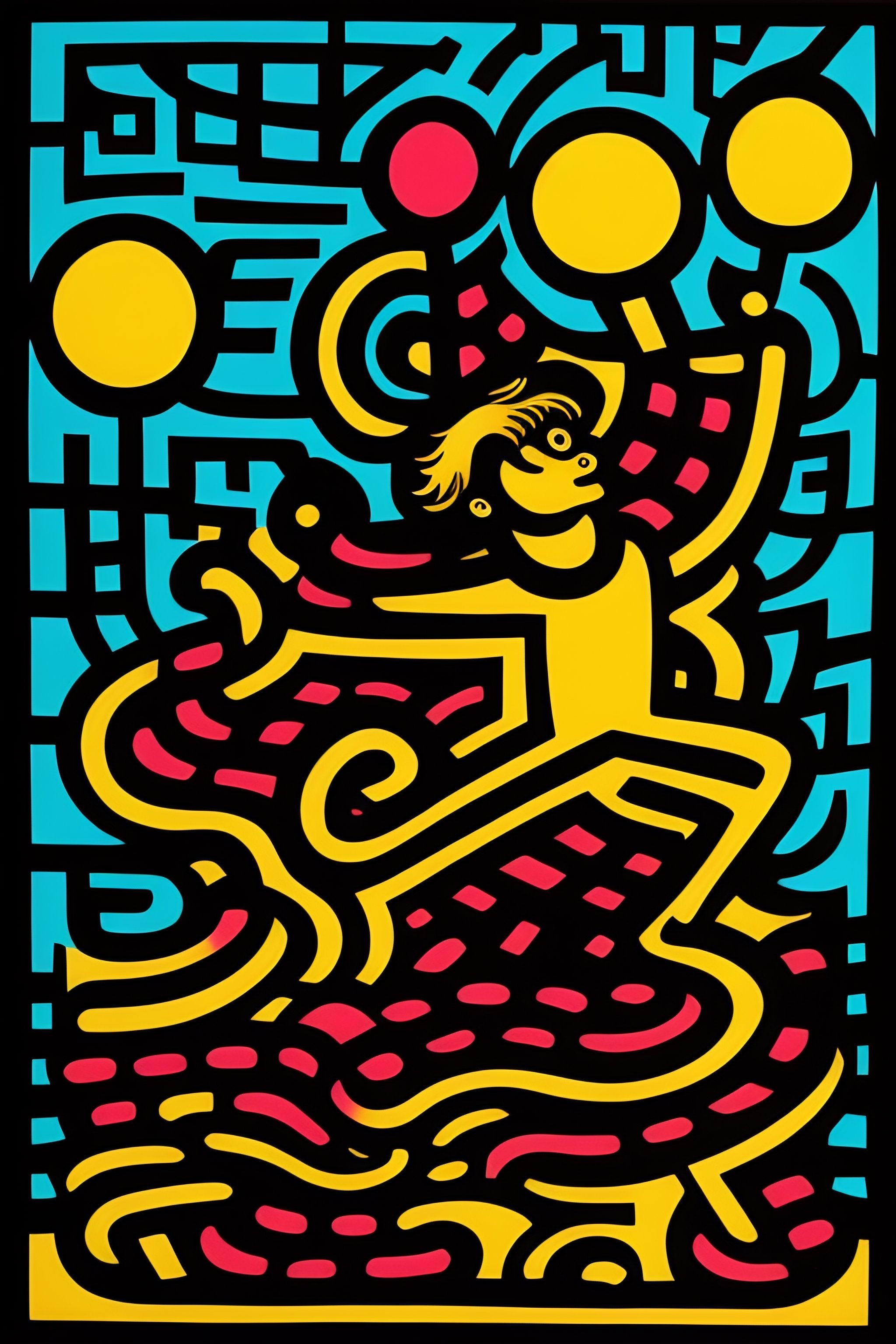 Lexica - Harry potter, by keith haring