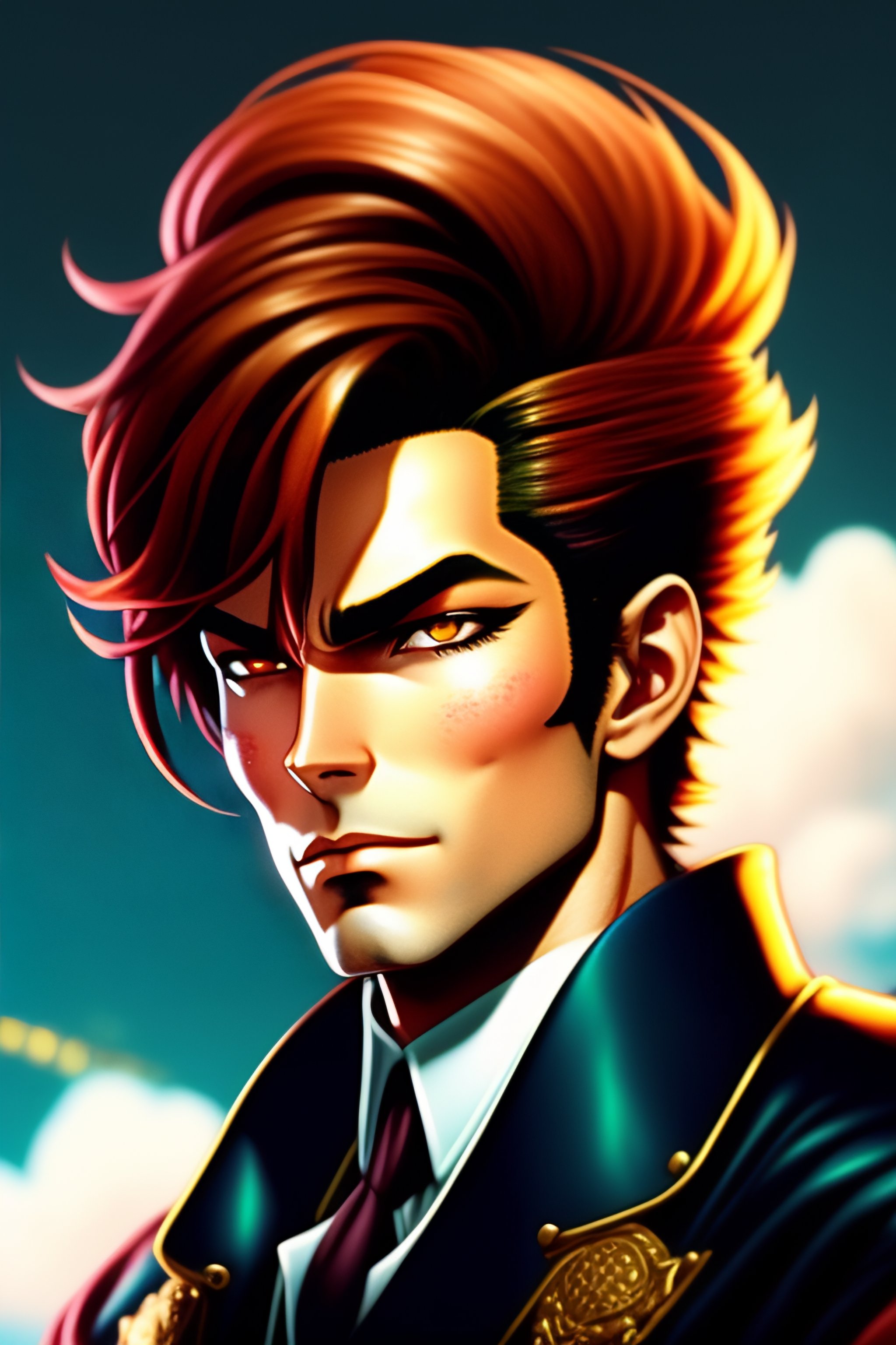 Lexica - Johnny Silverhand As Vintage Anime Character