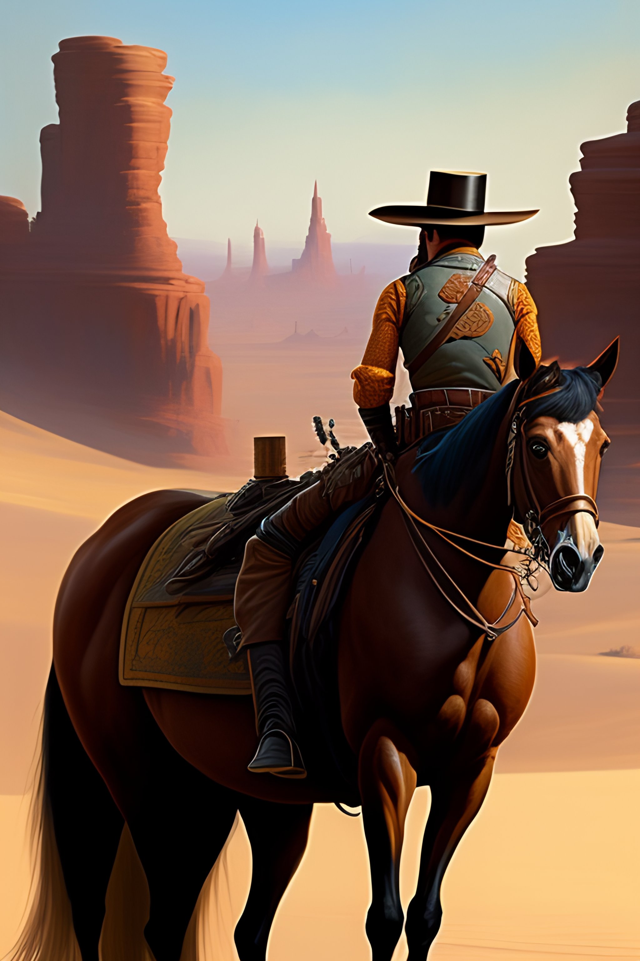 Lexica - Woody from Toy Story on a The Good, the Bad, The Ugly movie ...