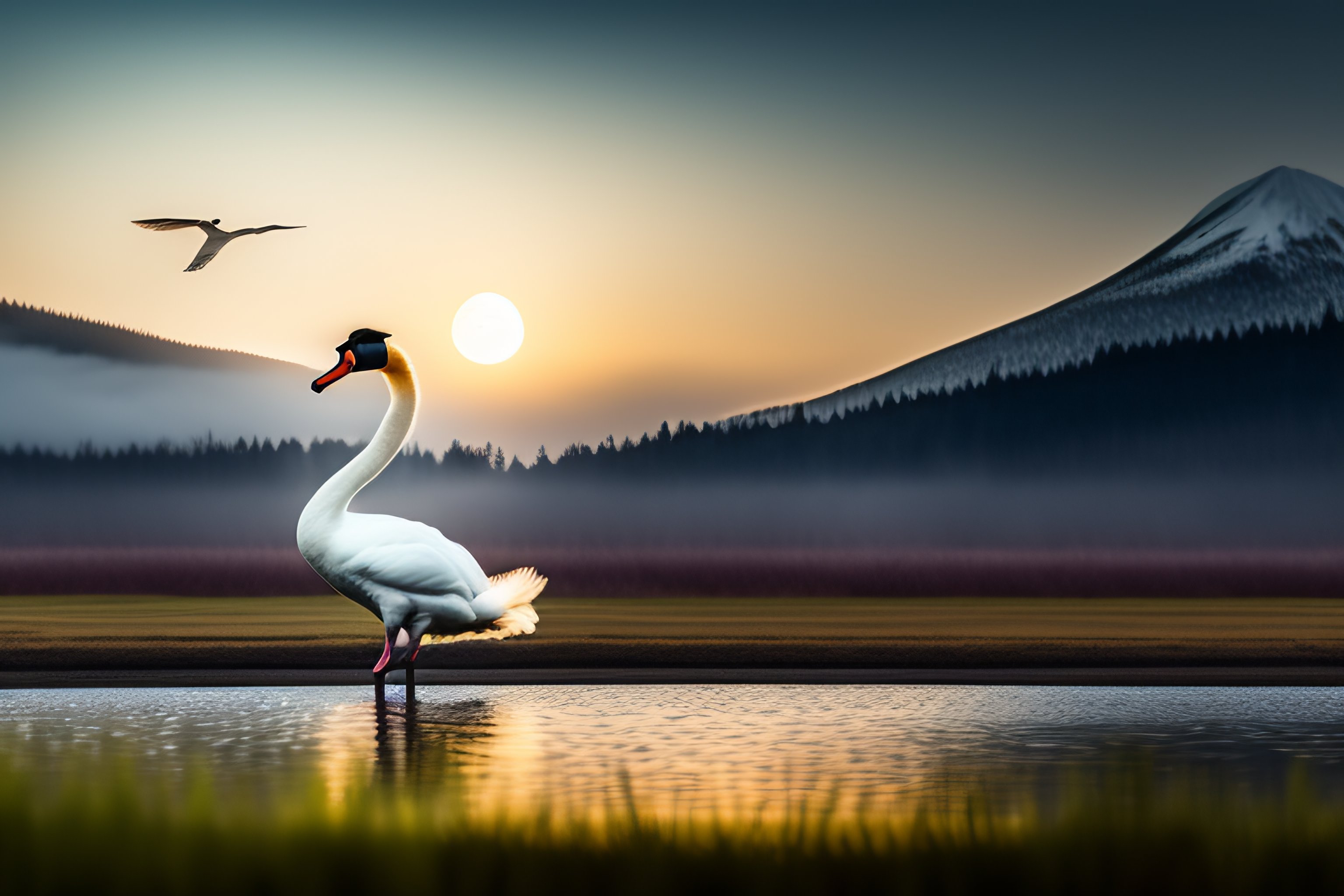 Lexica - A swan gets kicked in the face