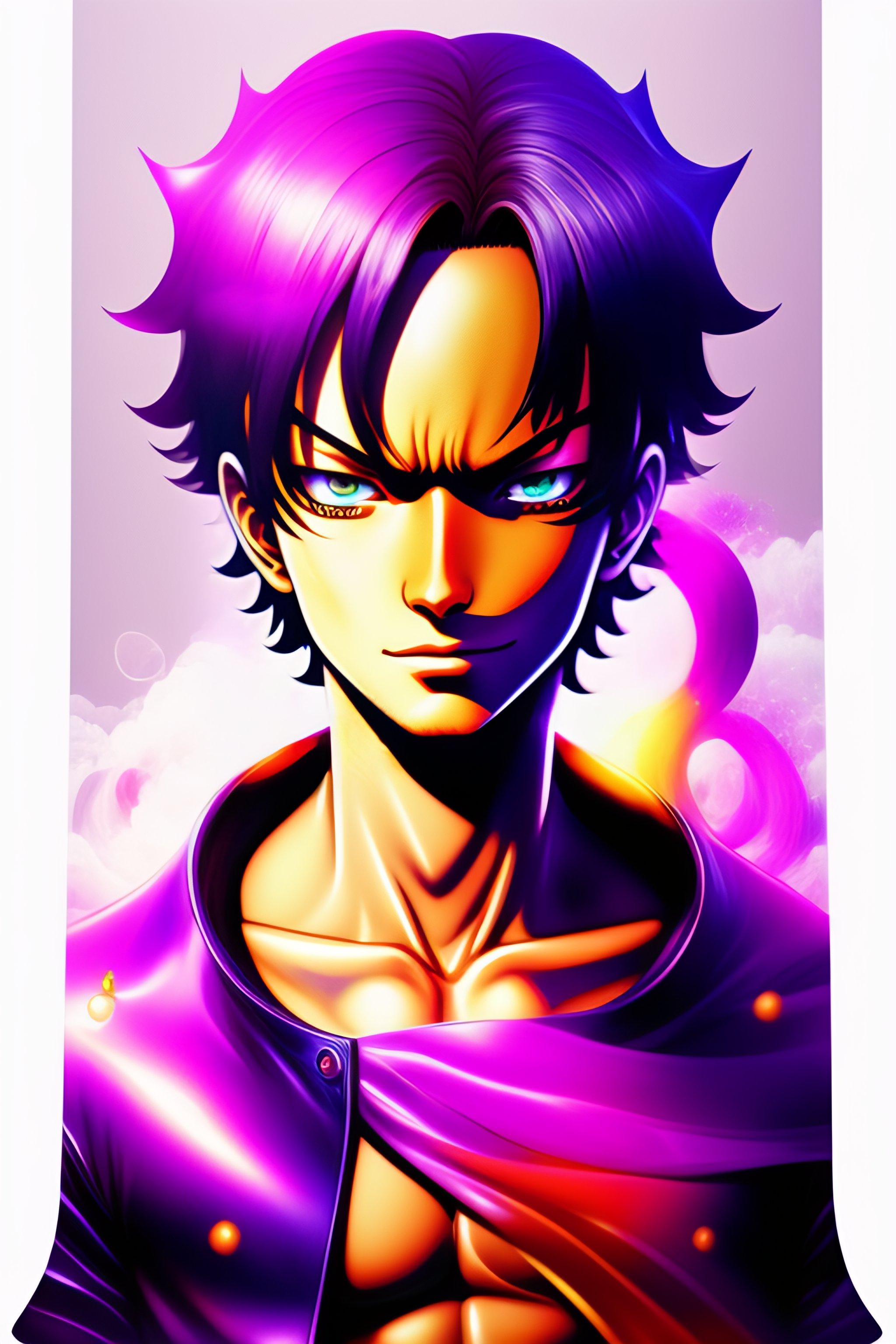 Lexica - One Piece manga ilustrator light studio gradient technic