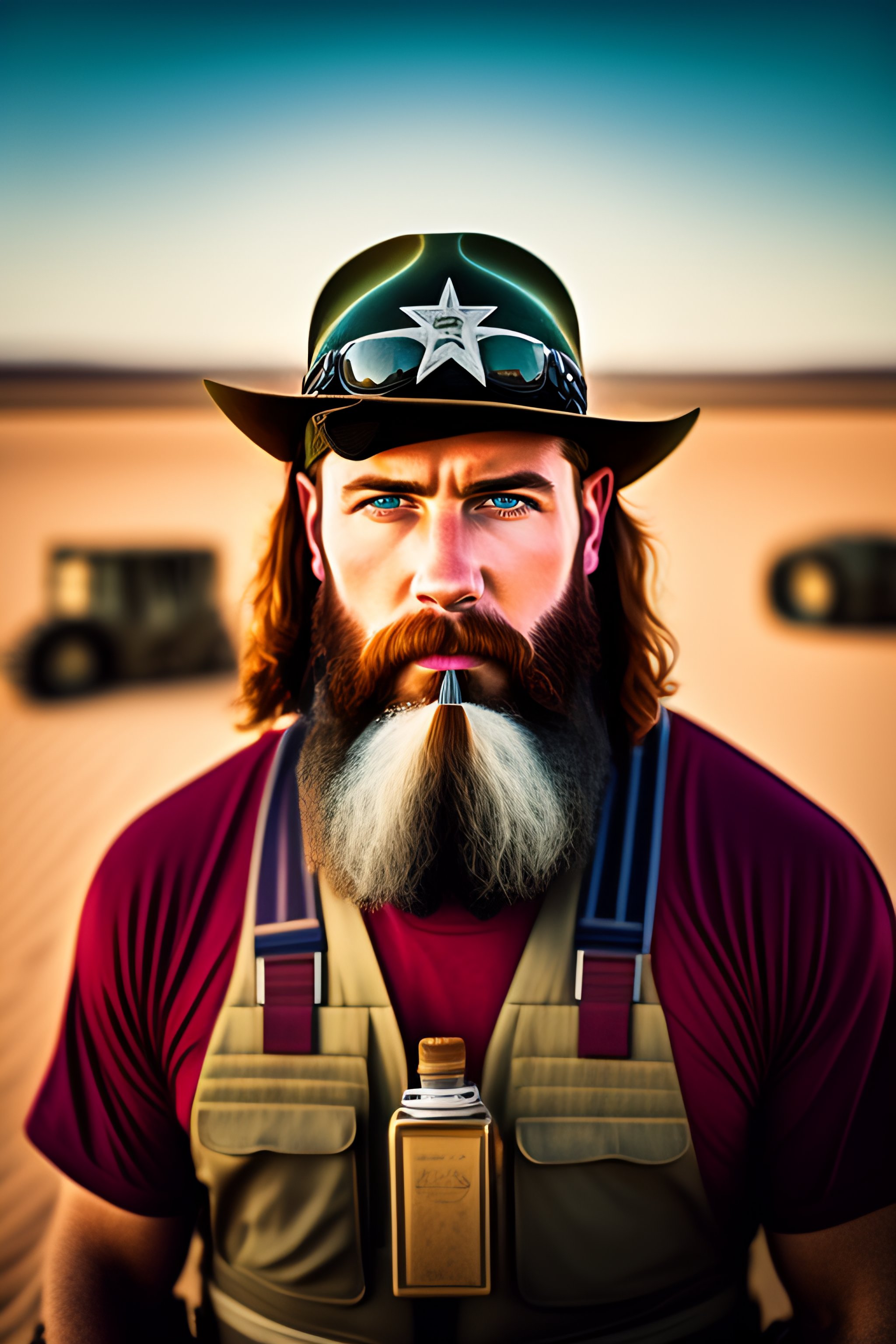 Lexica - Portrait of redneck