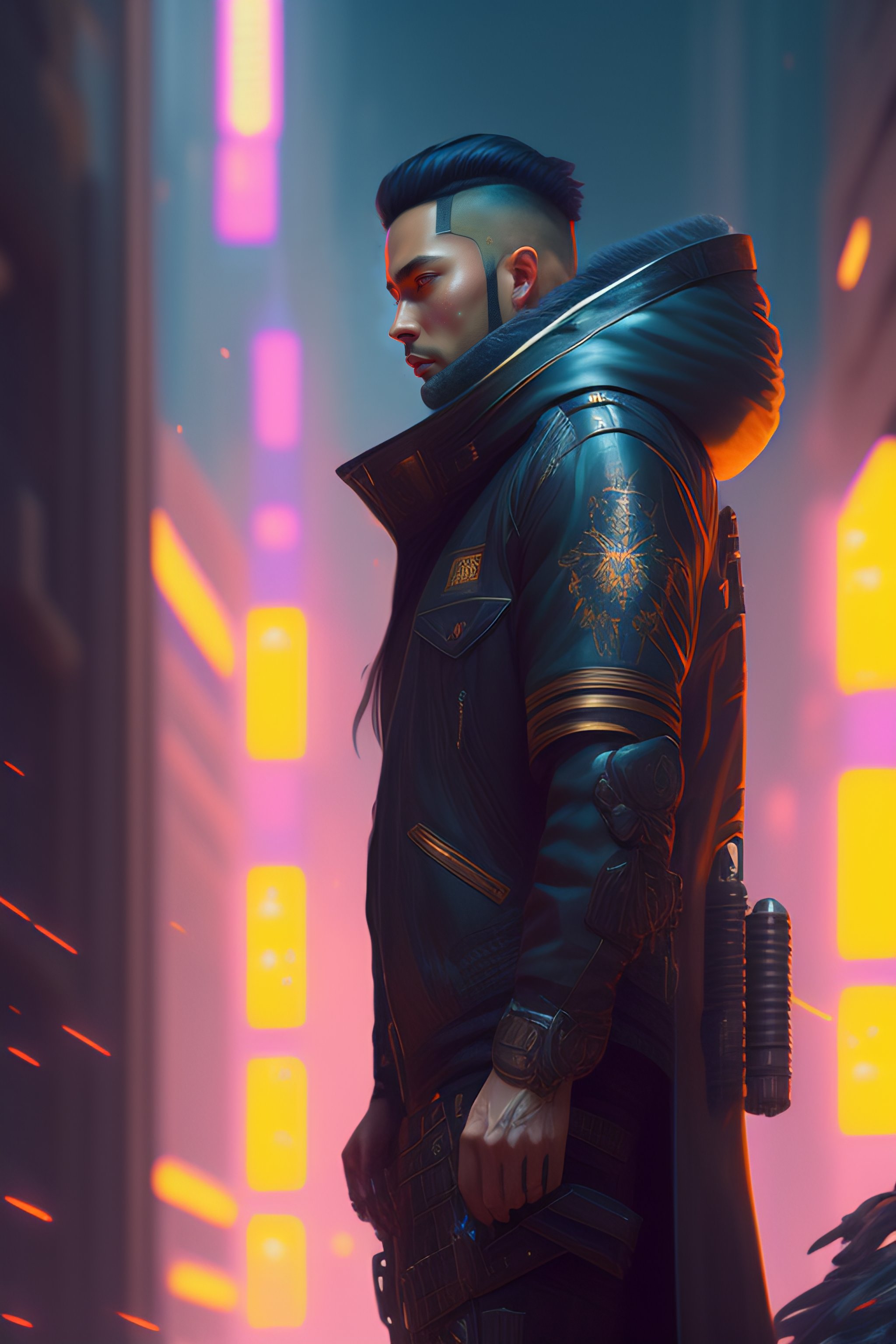 Lexica - Highly detailed full body of cyberpunk, stephen bliss, unreal ...