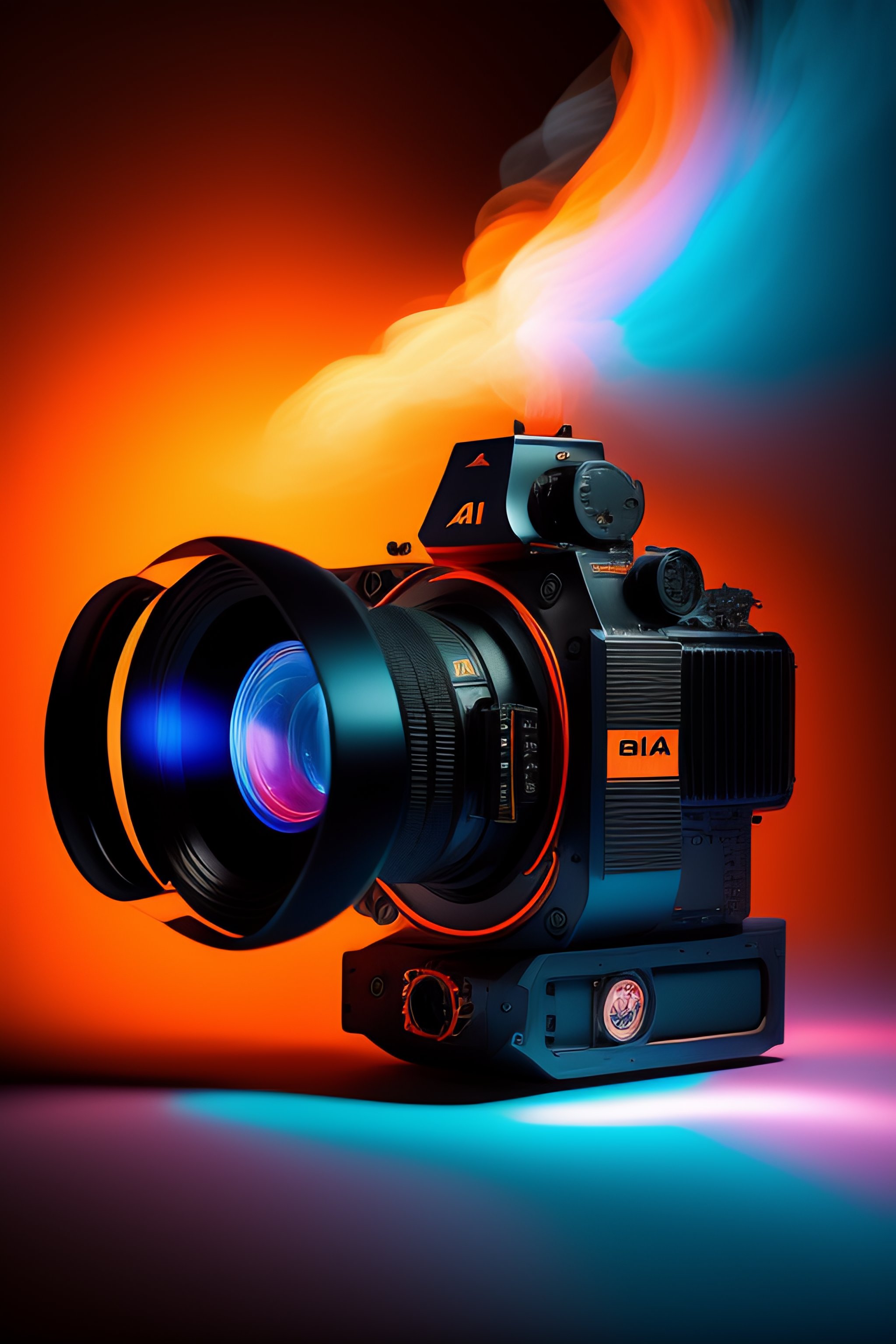 Lexica - Hyper realistic image of a Arri Alexa cinema camera surrounded ...