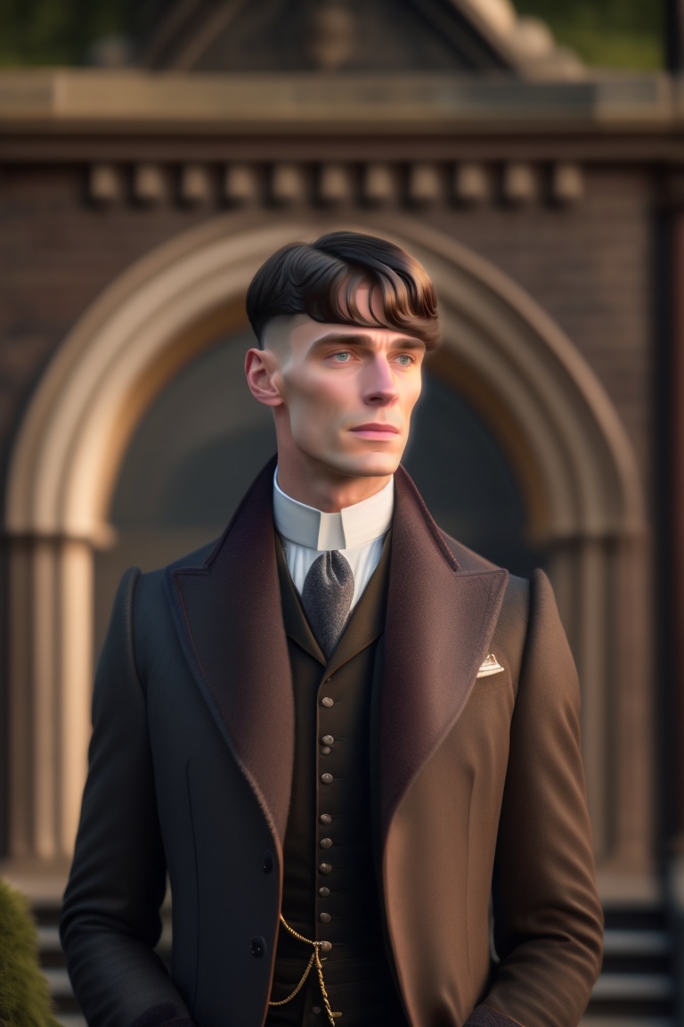 Lexica - Thomas shelby, facing front, with background in spiritual,in ...