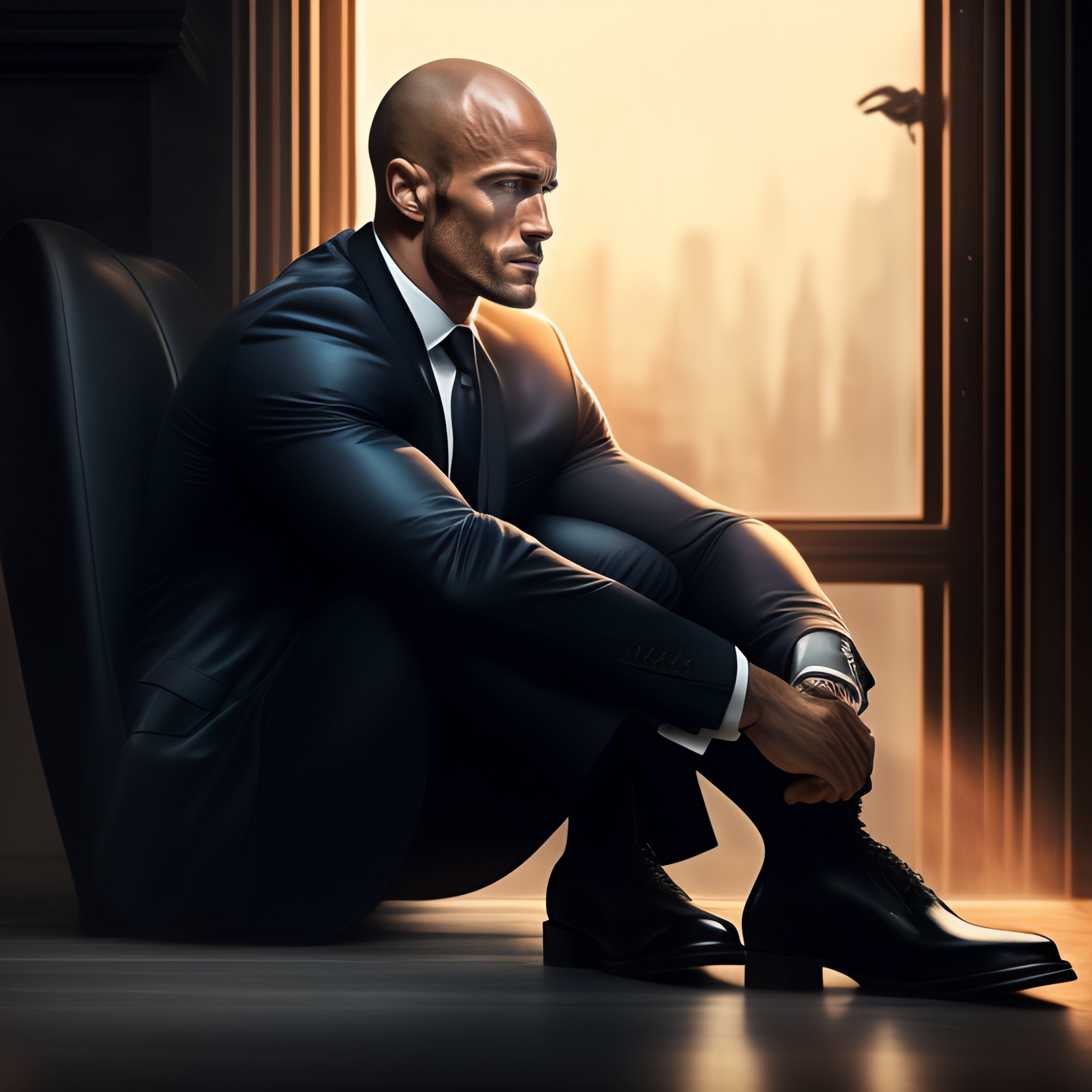 Lexica - Jasson statham sitting