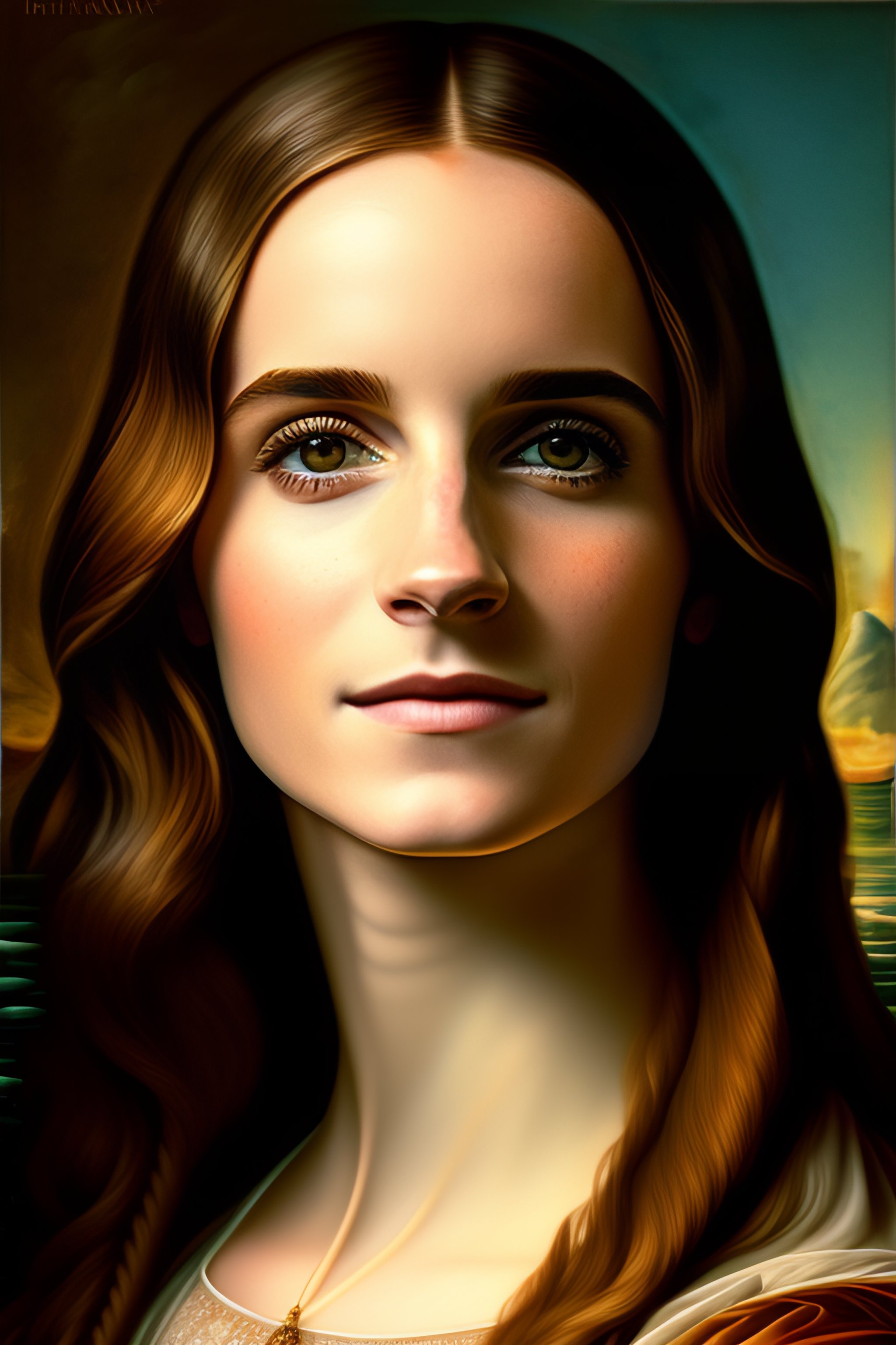Lexica - Replace Monalisa with Emma Watson in Leonardo Da Vinci's ...