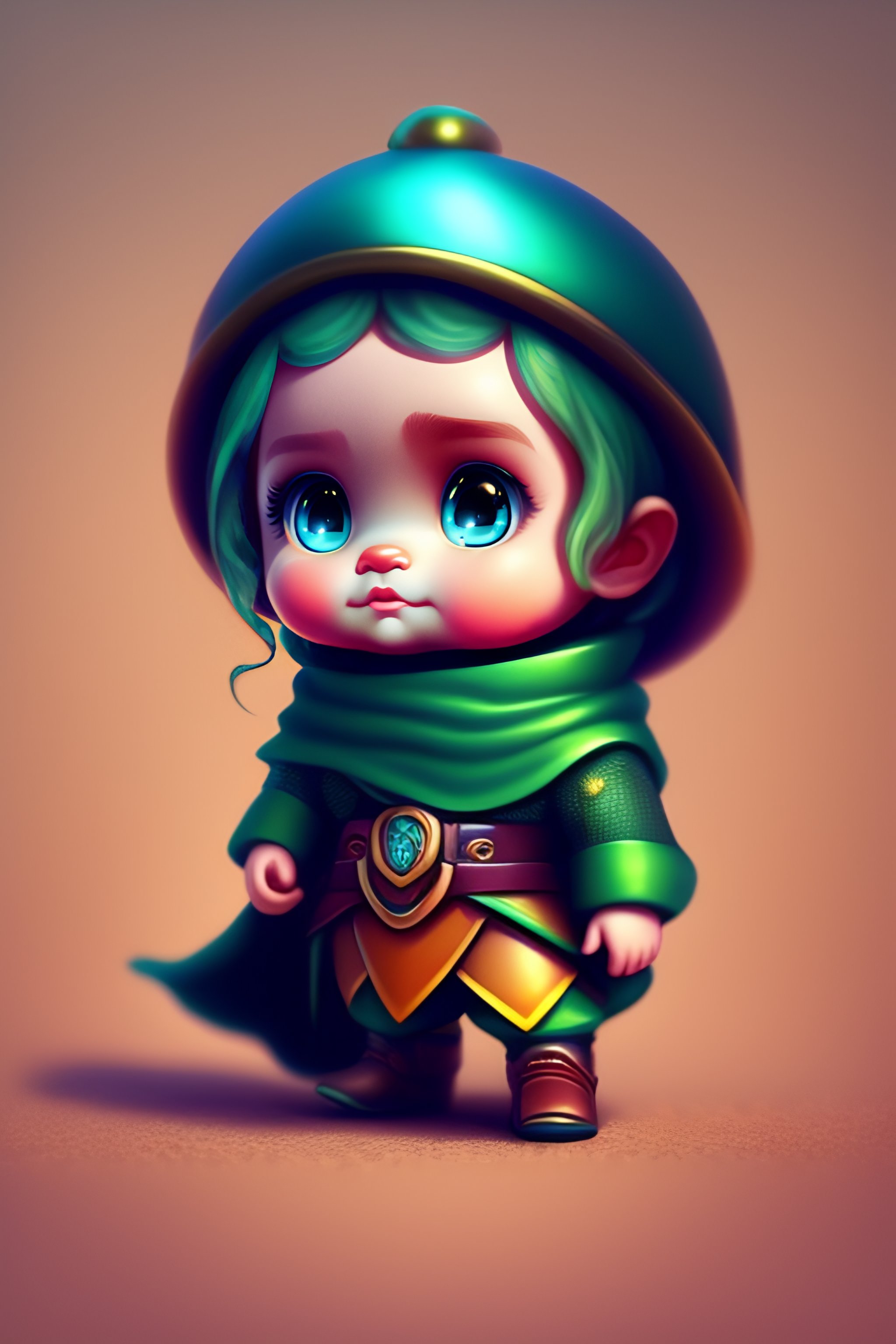 Lexica - Cute and adorable cartoon baby ranger, fantasy, dreamlike ...