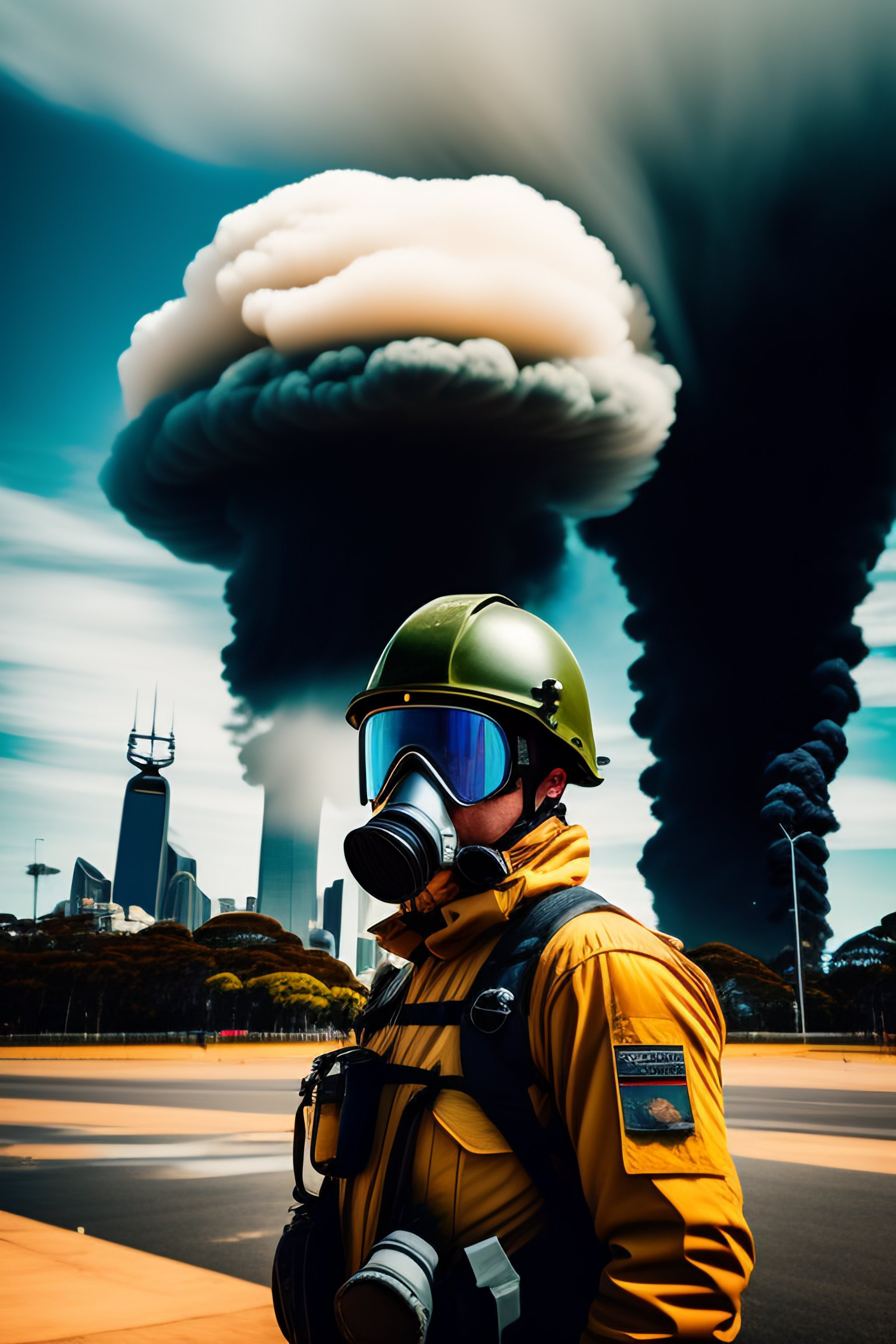 Lexica - Sydney Australia, post apocalyptic, mushroom cloud in the ...