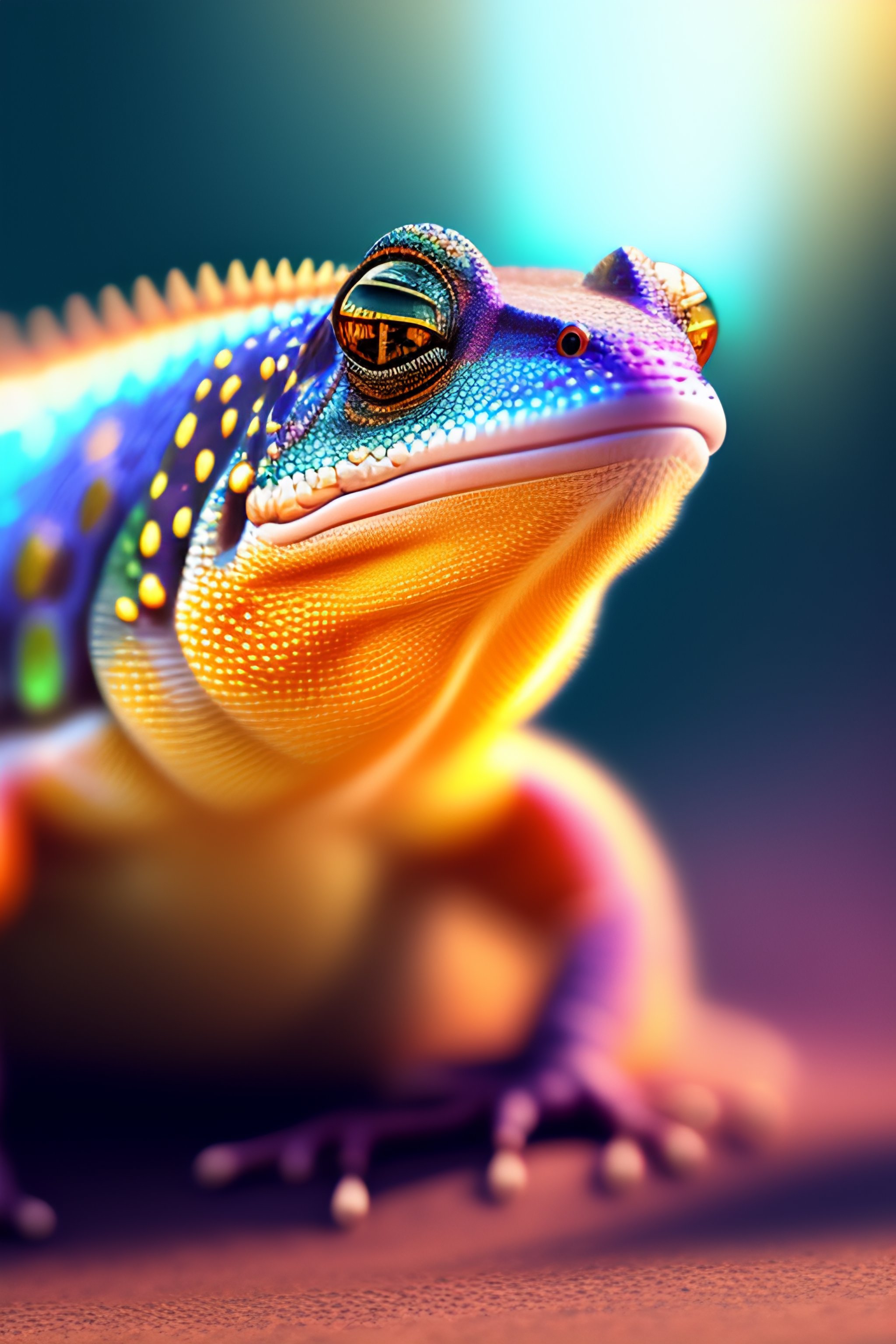 Lexica - Ultra hd! realistic, chrome, cute gecko, pastel, dreamy ...