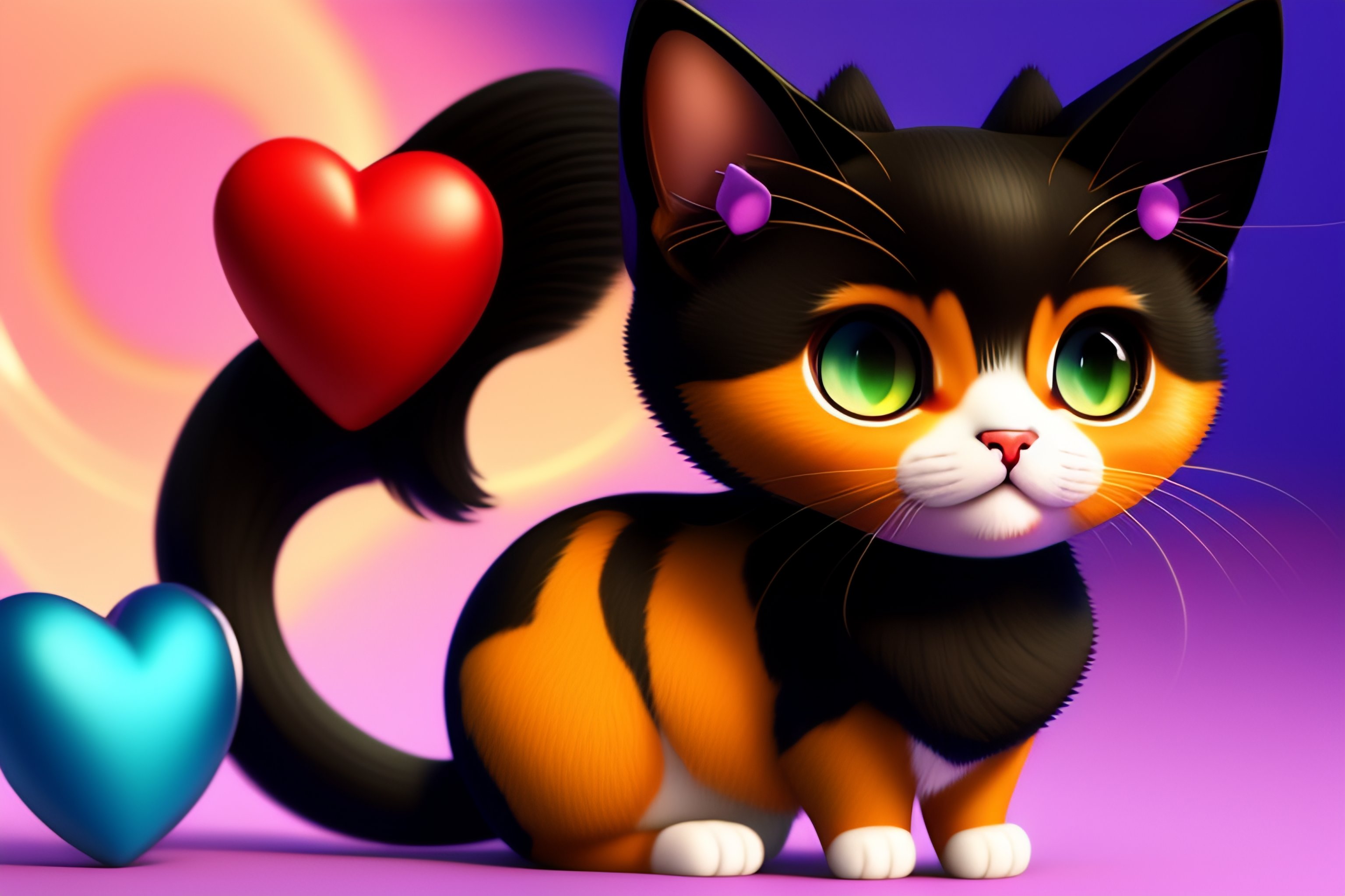 Black Long Neck Cat Clipart