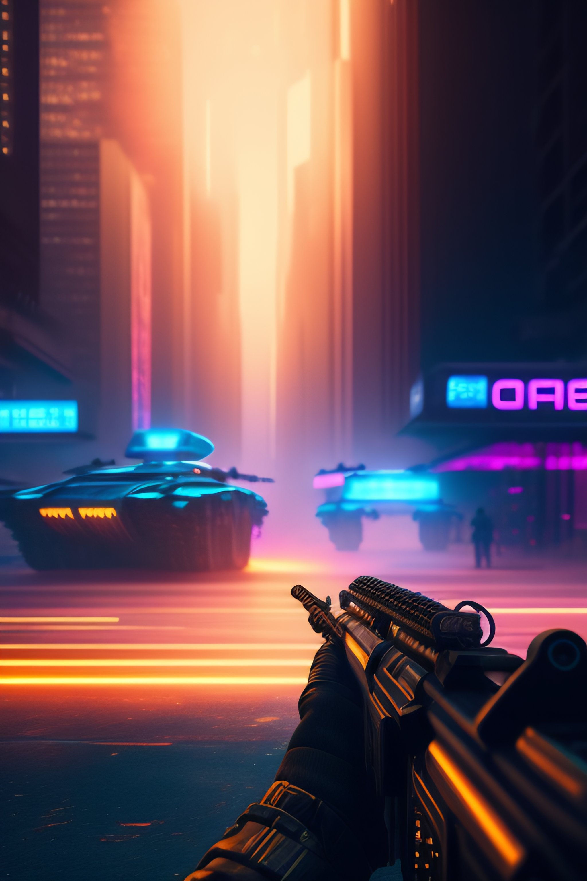 Lexica - Cyberpunk gunfight