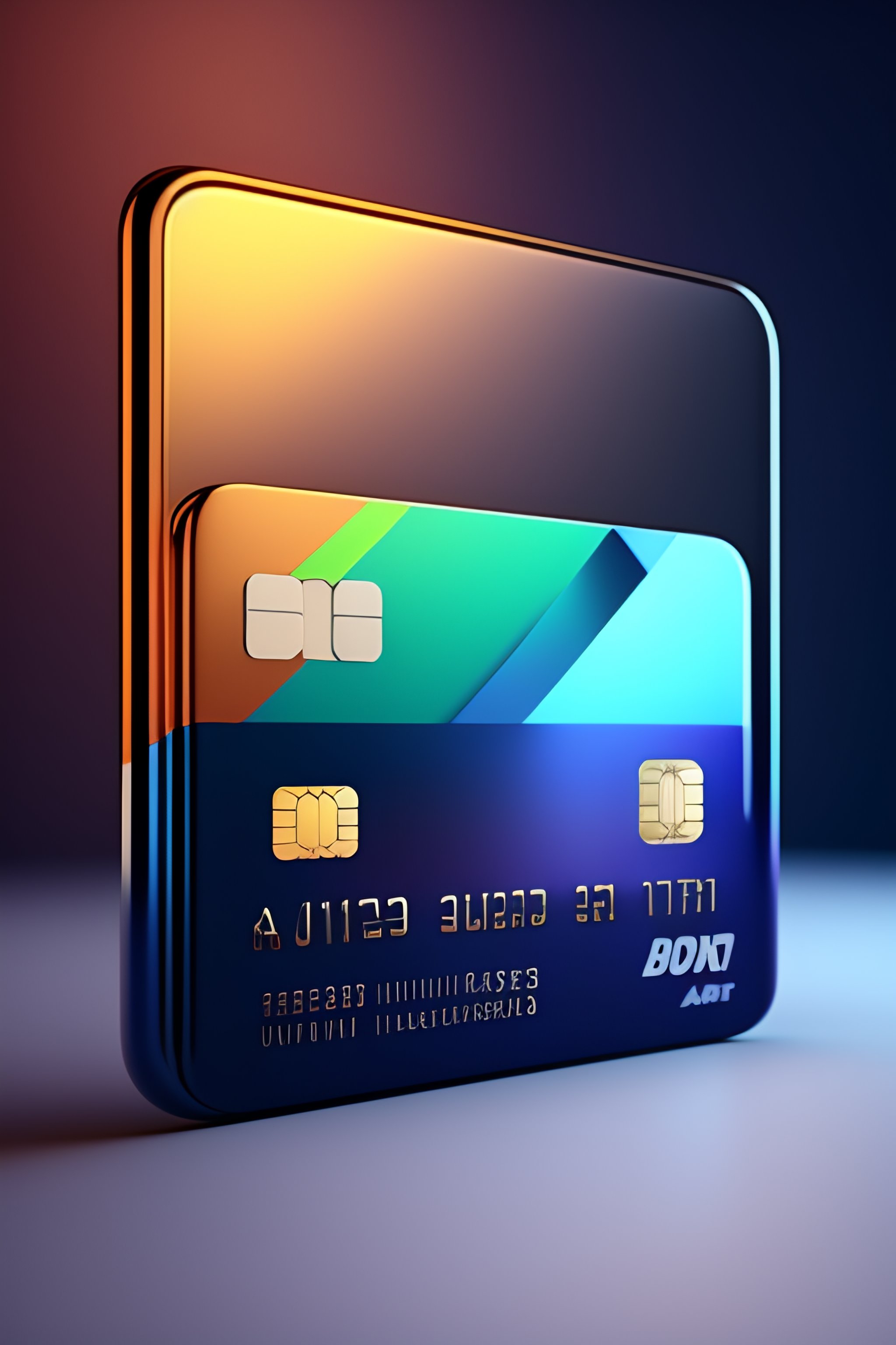 Lexica - Credit card, screen touch, icons app, dramatic lighting ...