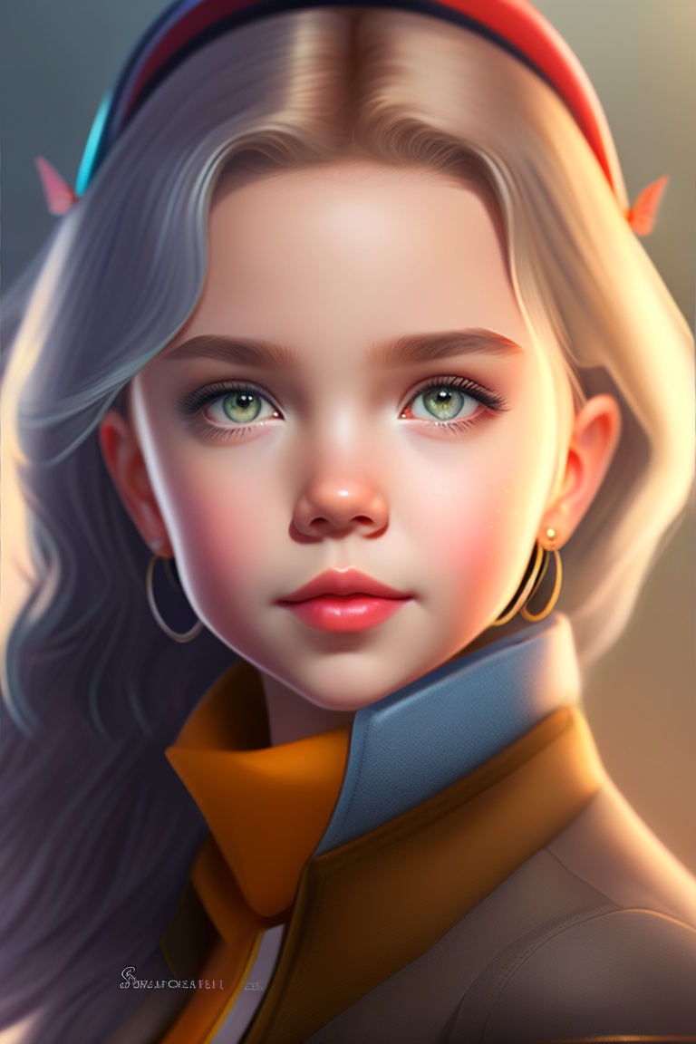 Lexica - Cute and adorable cartoon Scarlett Johansson baby, fantasy ...