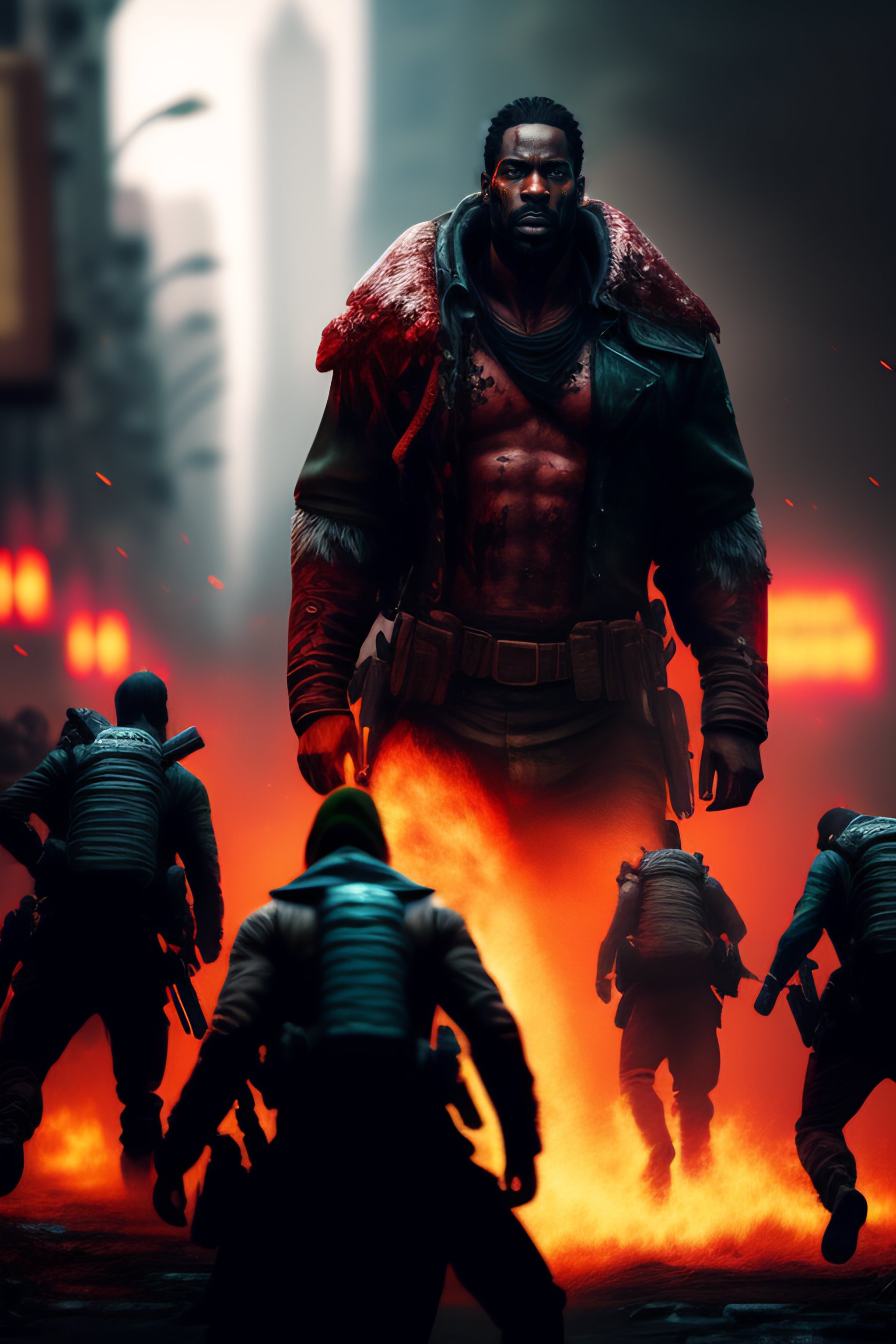 Lexica - An hord of zombies in world war z movie trending on artstation