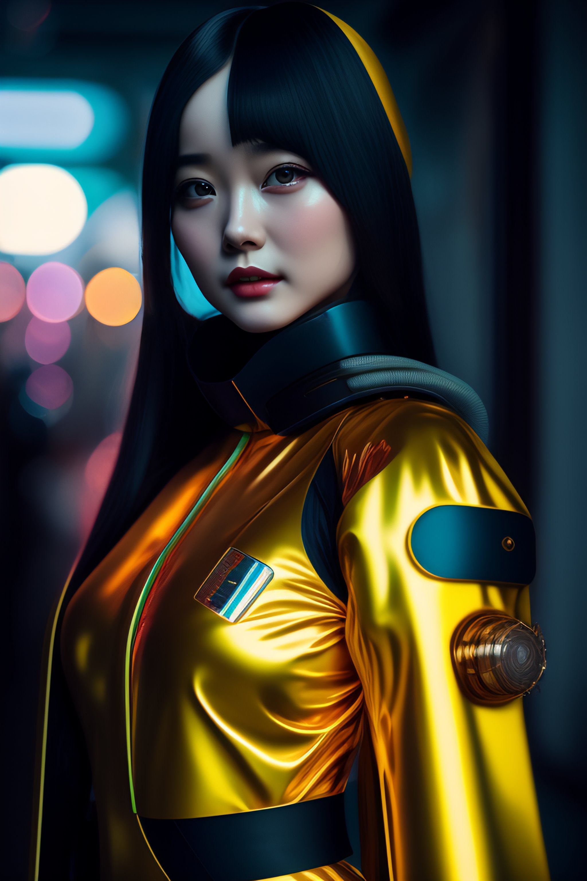 Lexica - Photoreal, cosplay, Cosplayer, cyber punk, Kanna Hashimoto ...