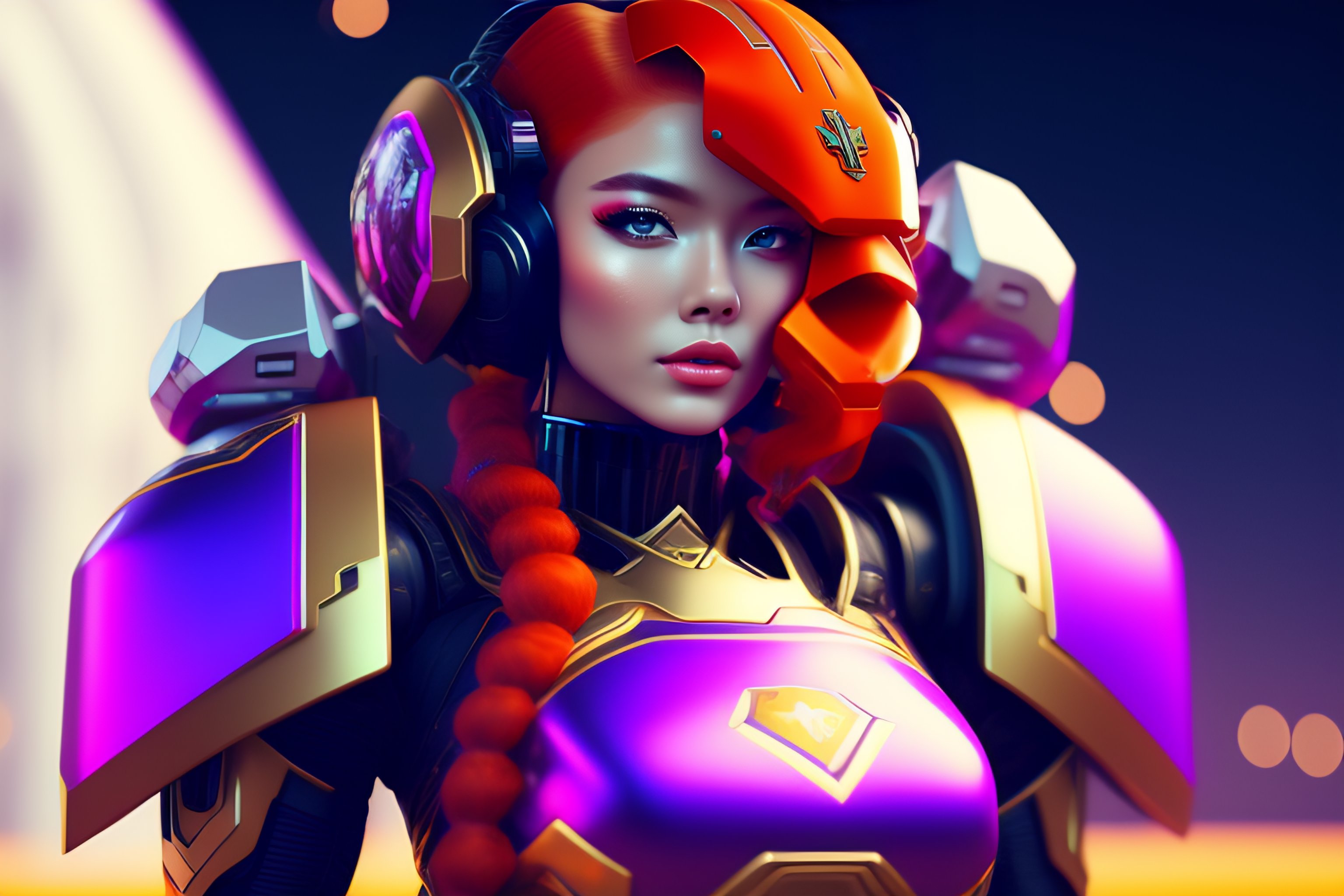 Lexica - Mdjrny-v4 battle mecha with roses and machine guns in your ...