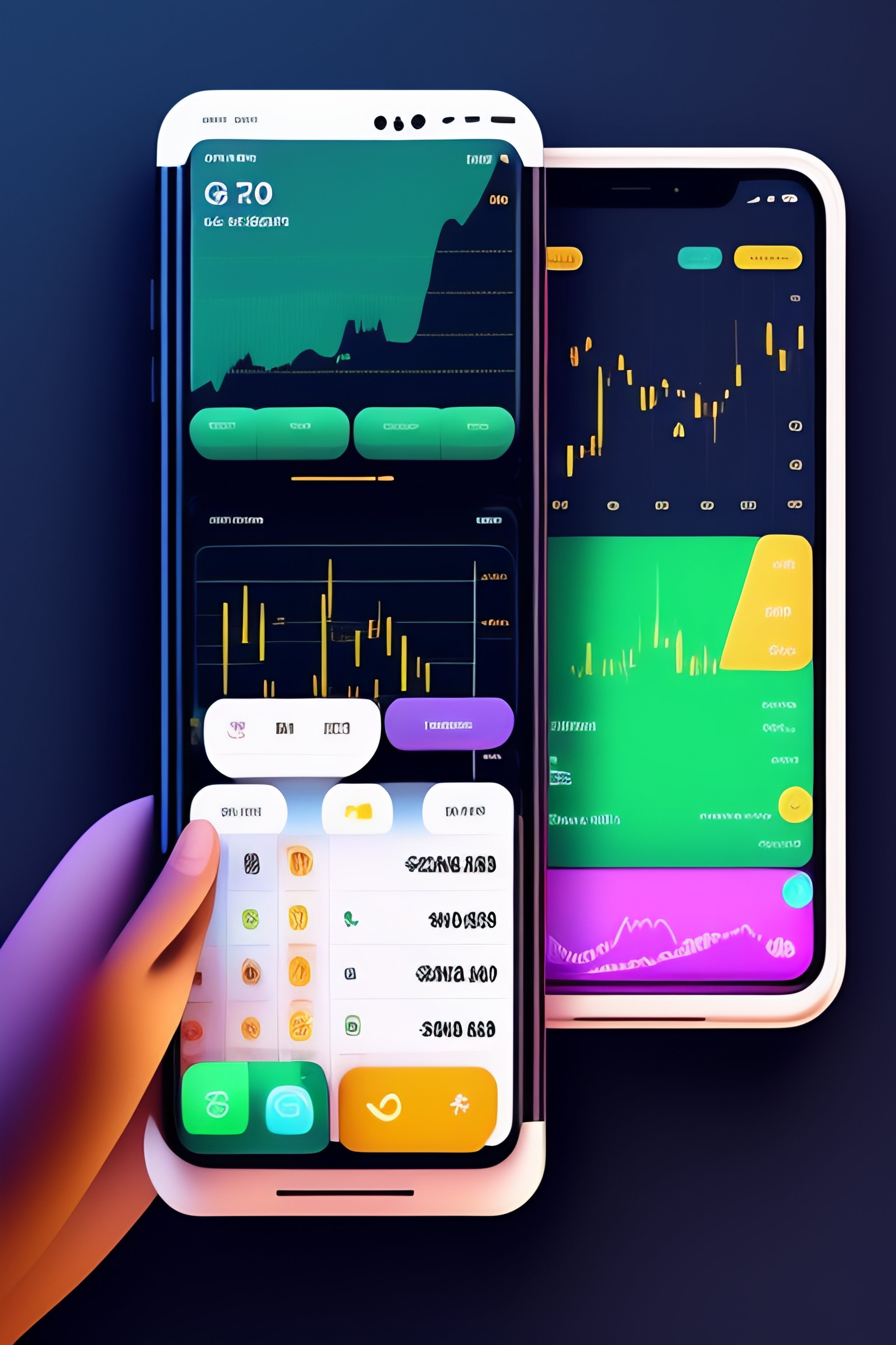 Lexica - Trading app game interface