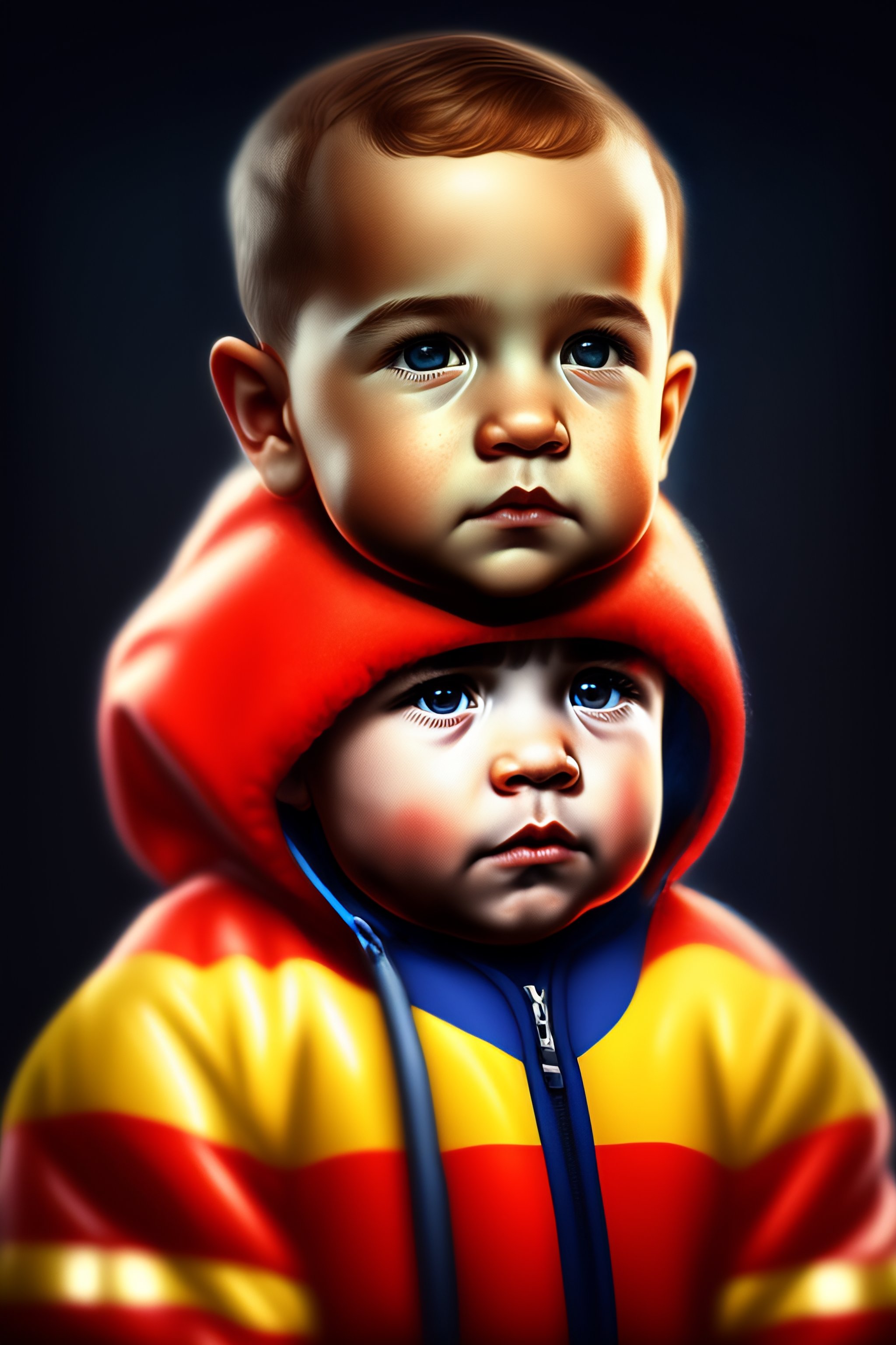 Lexica - Baby Benjamin Netanyahu okay alarm,, render, rembrandt ...