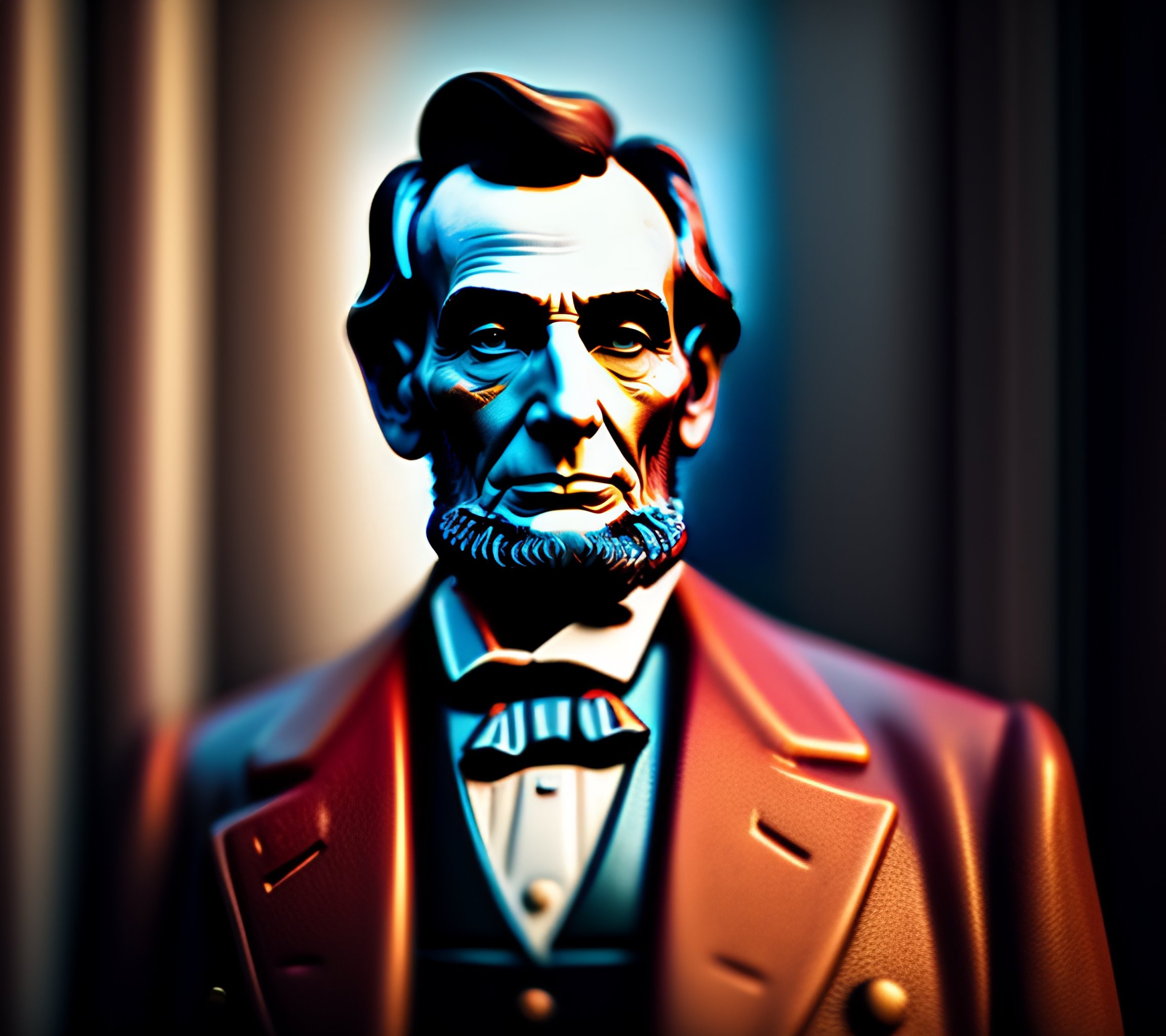 Lexica - Abraham Lincoln in modern jacket, DSLR photography