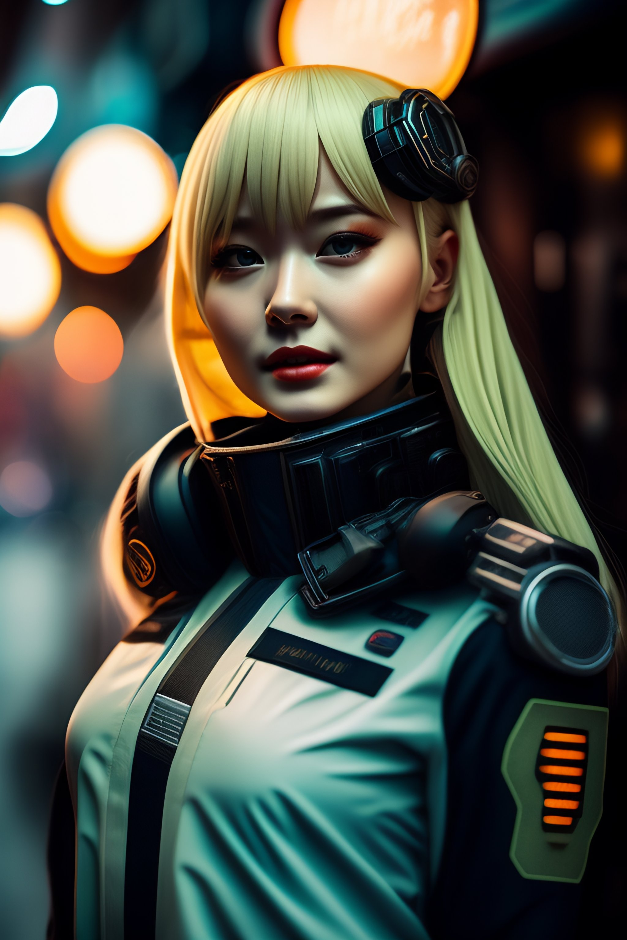 Lexica - Photoreal, cosplay, Cosplayer, cyber punk, Kanna Hashimoto ...
