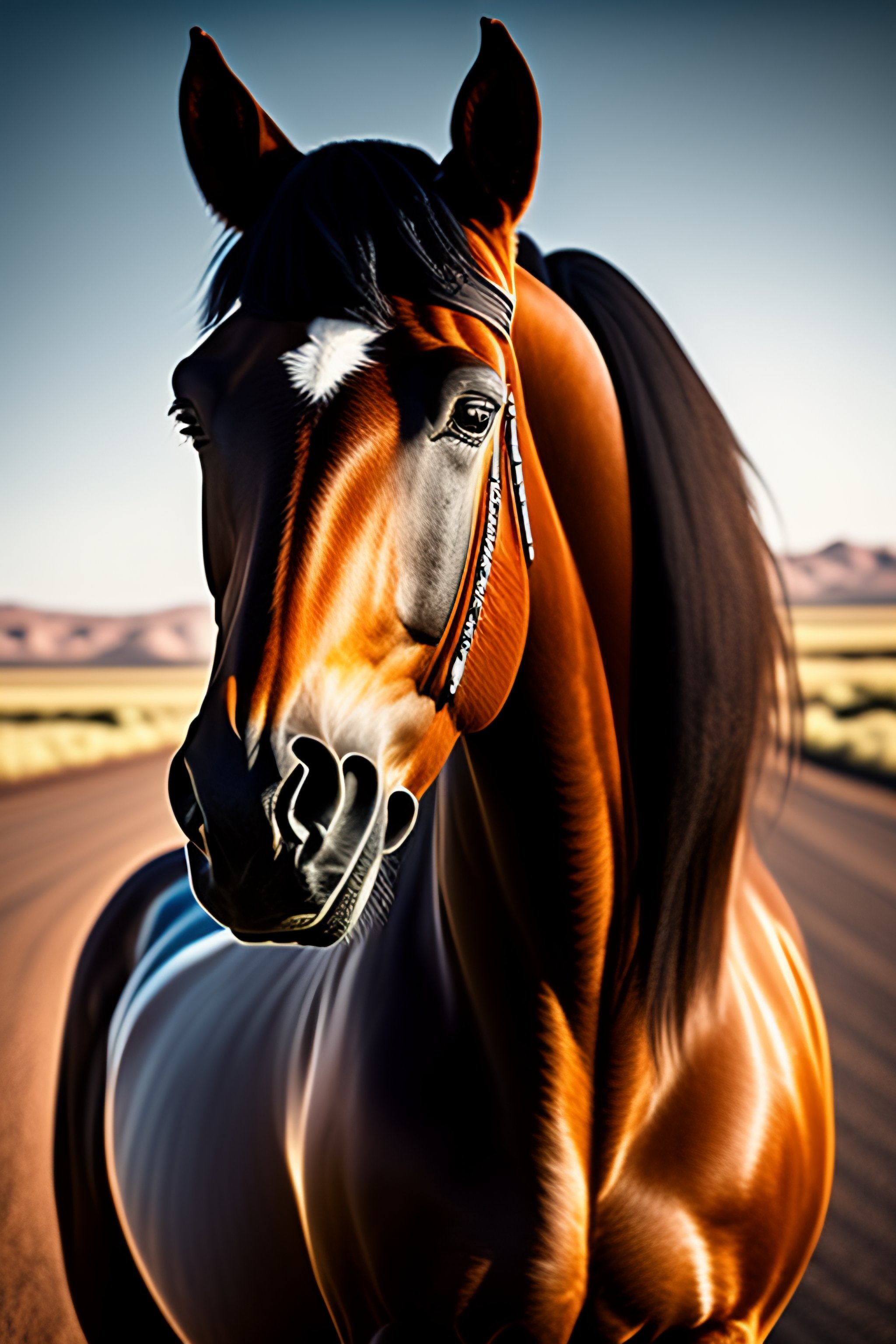Lexica - Picture of a horse with riot gear
