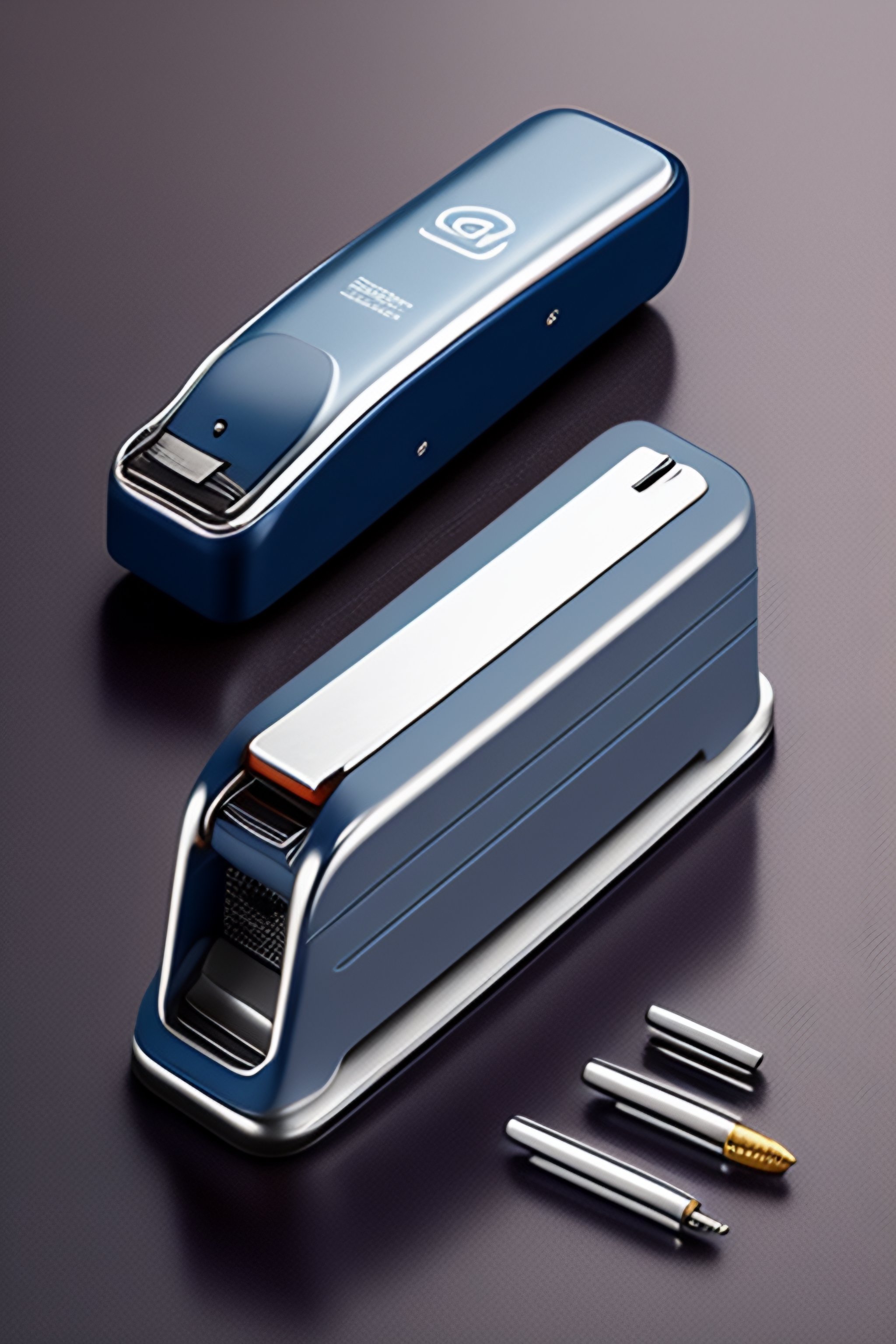 Lexica - Stapler, dark gray color, metallic finish, modern design ...