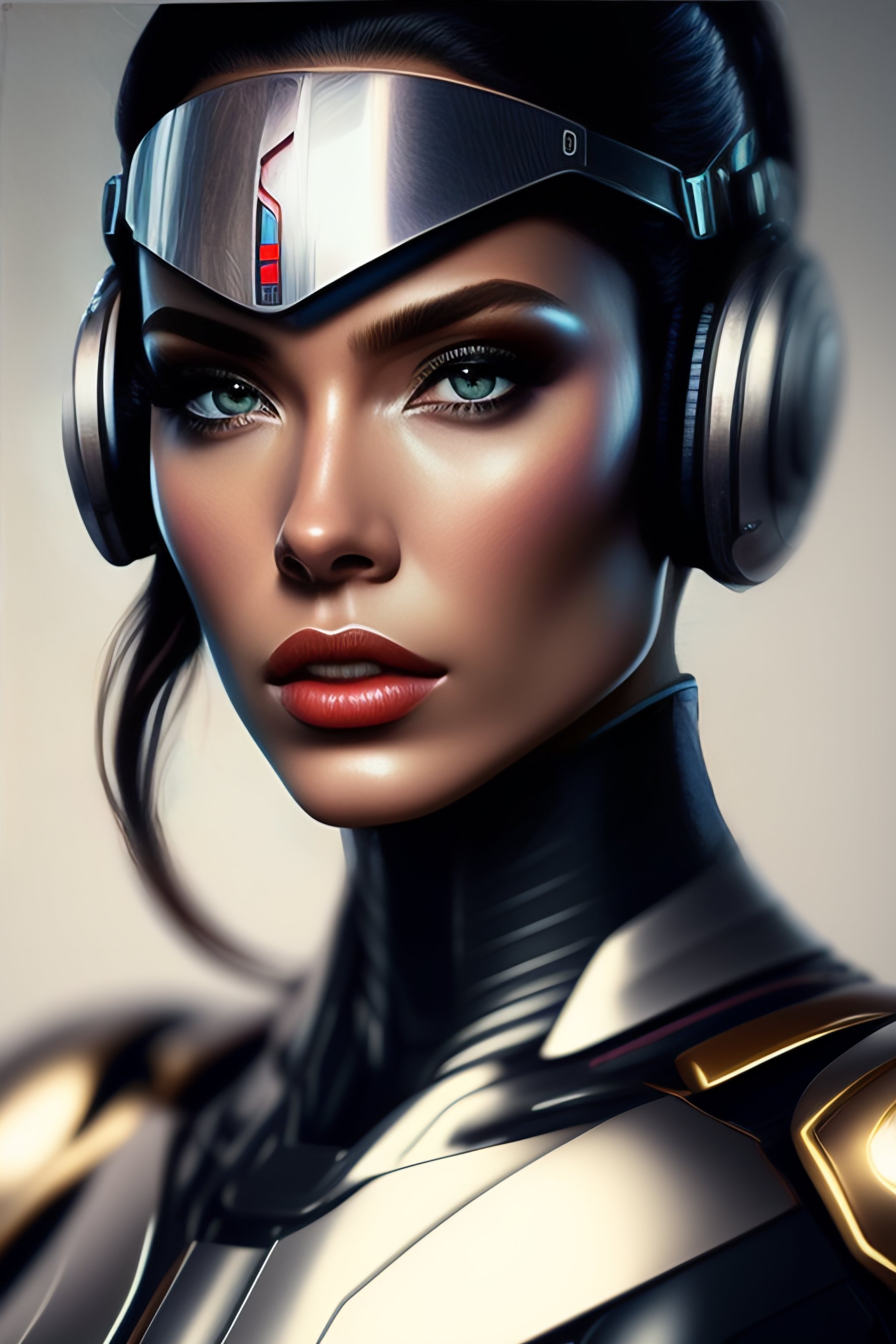 Lexica - Robocop woman portrait, photorealistic, highly detailed ...