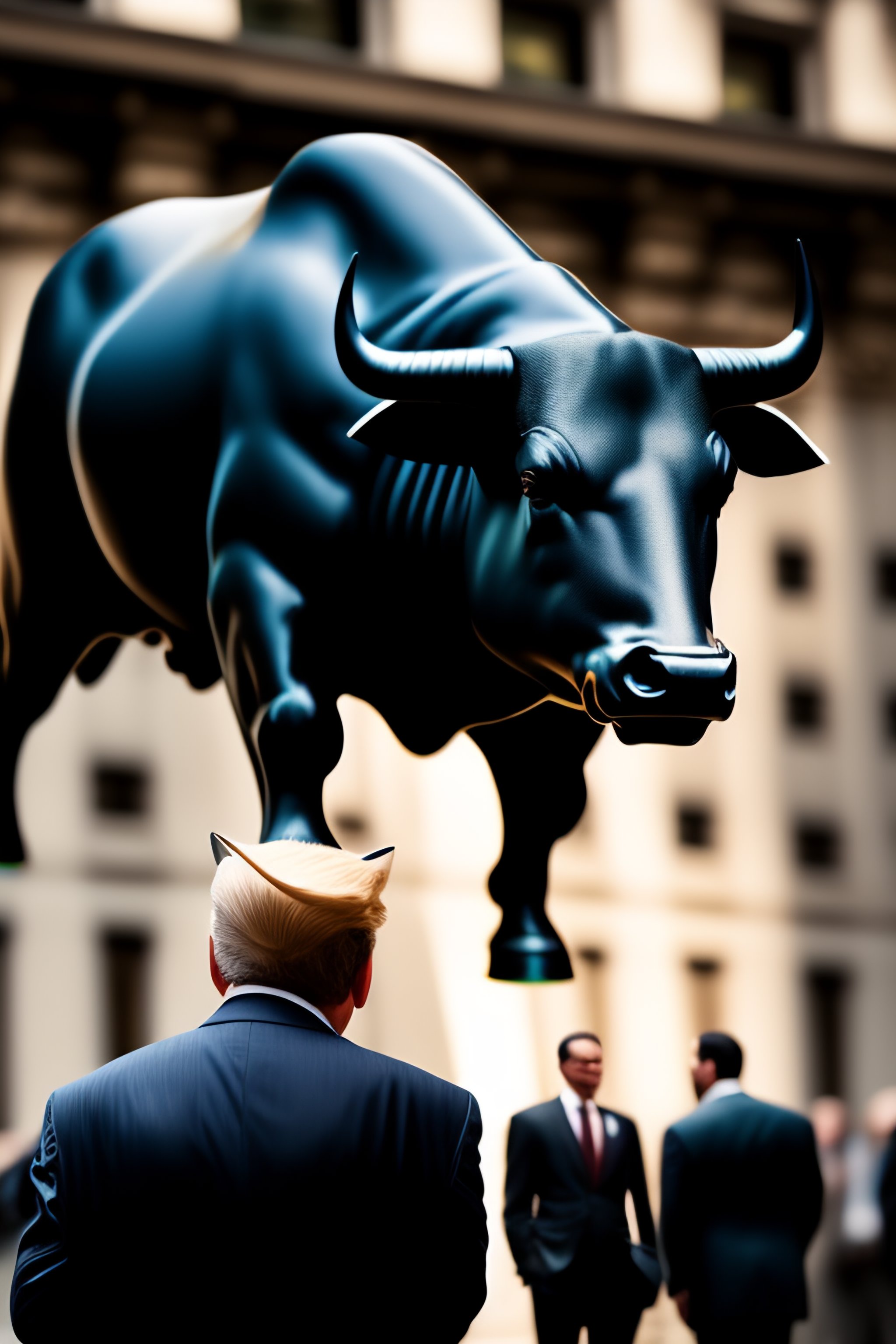 Lexica - Wall Street bull crying