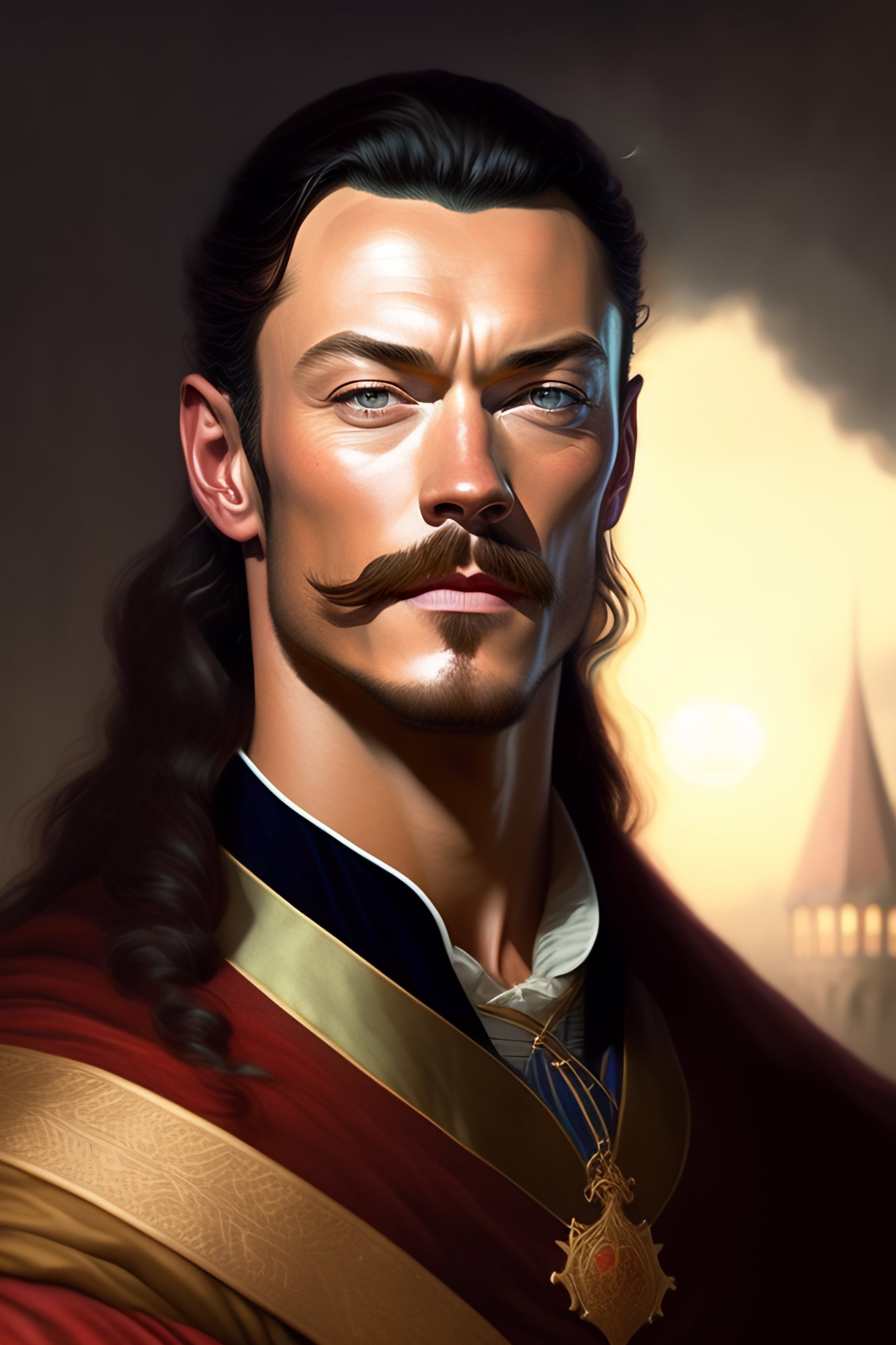 Lexica - Luke evans in medieval style! Pretty face!! concept art, Art ...