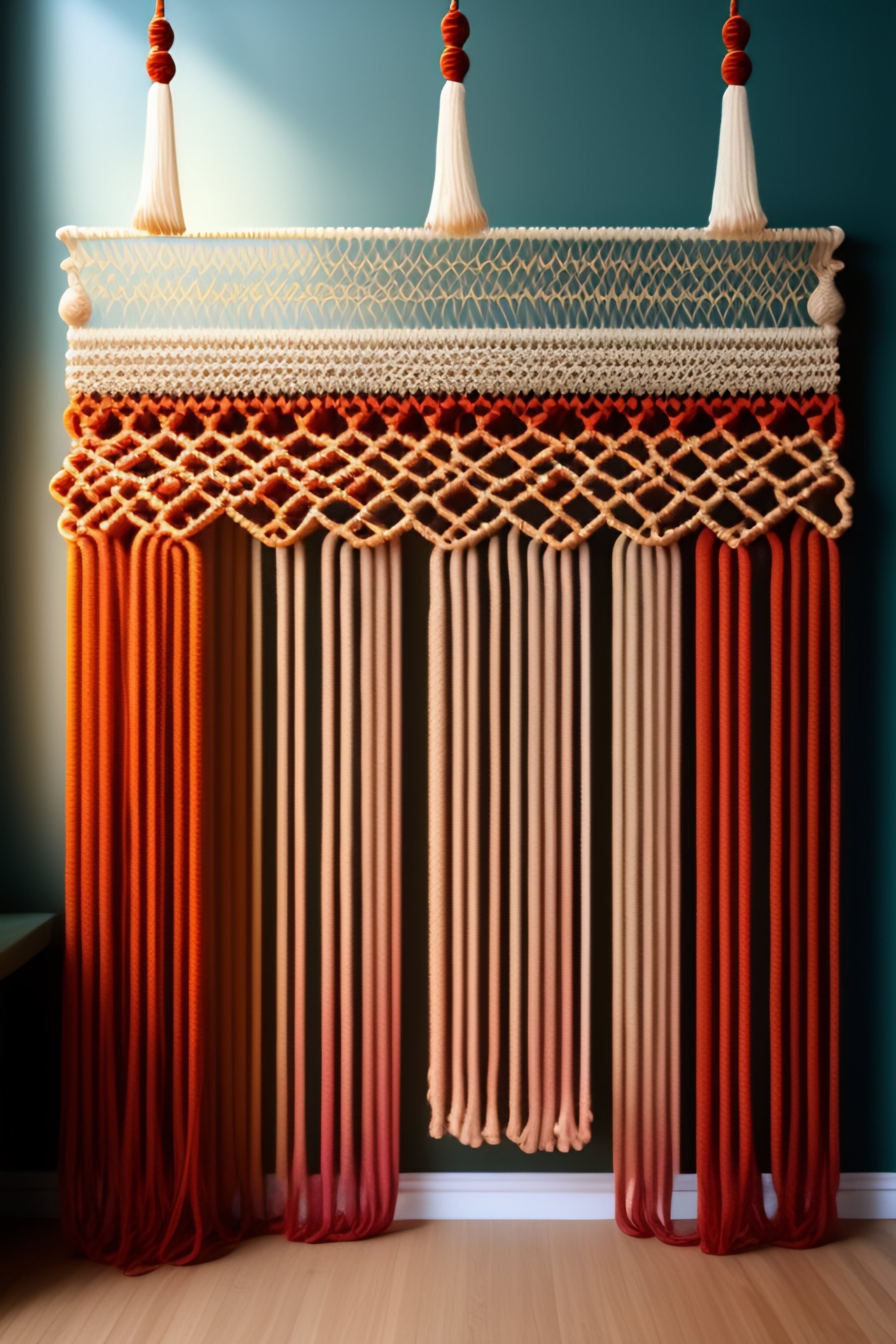 Lexica - Macramé tableau