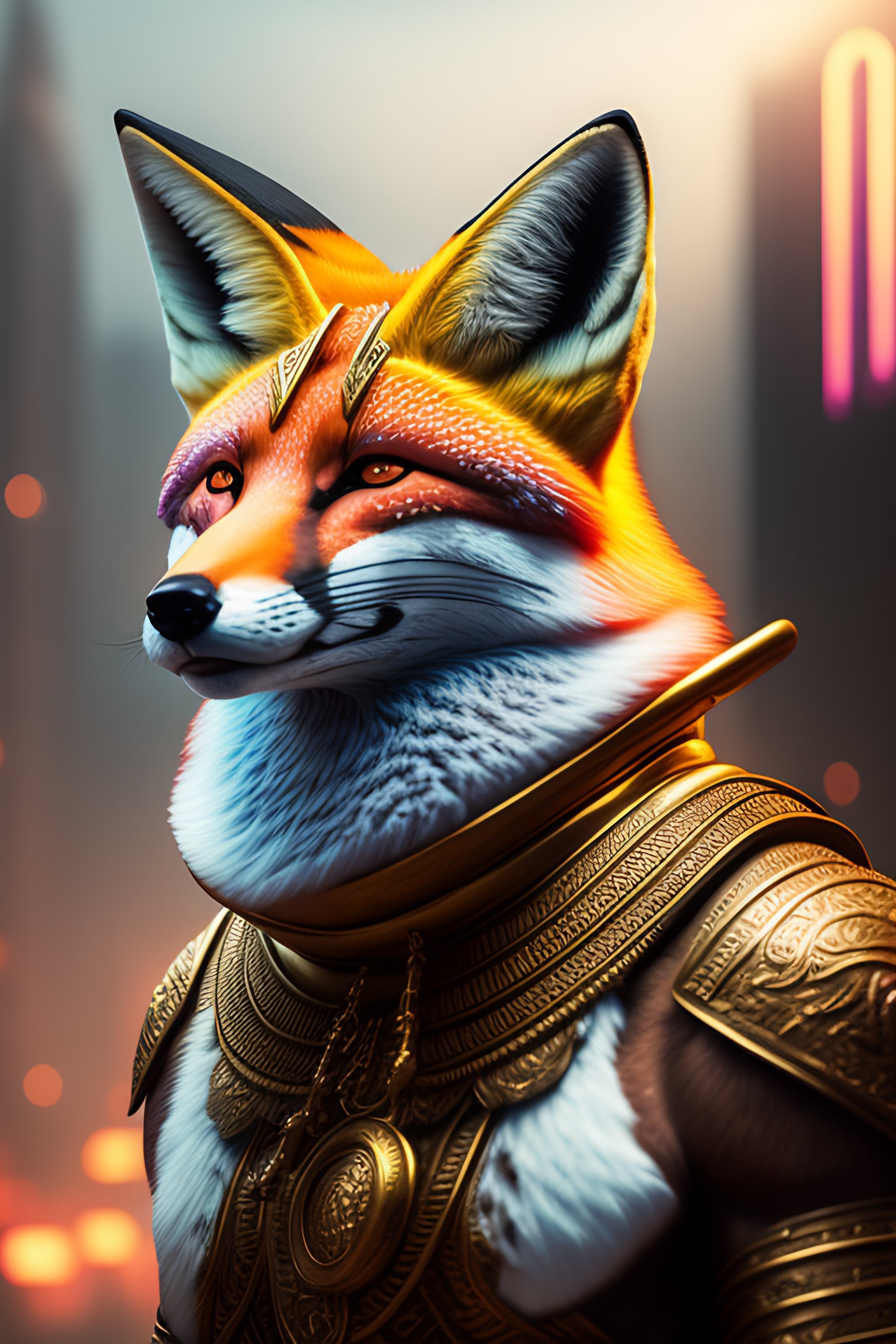 Lexica - Male fox god in egyptian worldFemale red fox humanoid, red ...