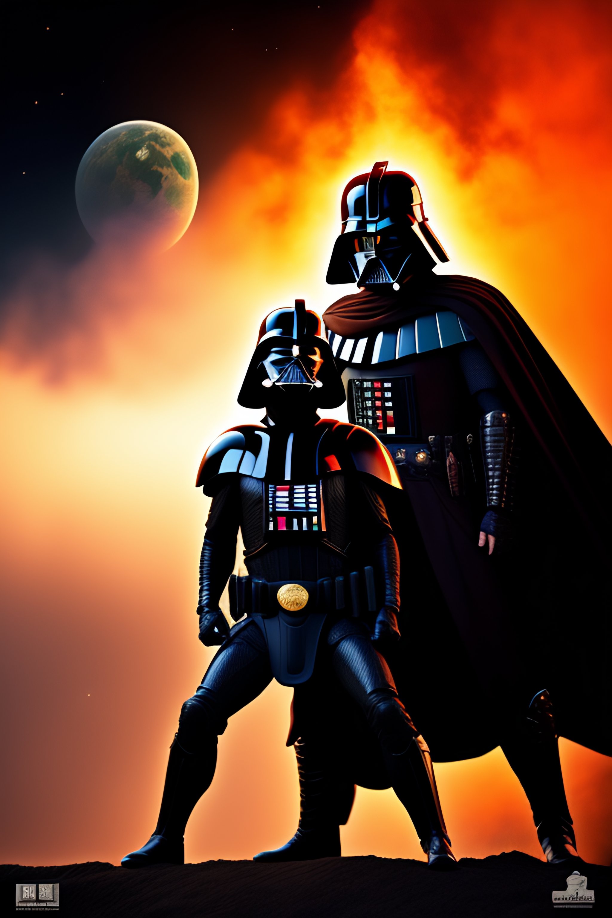 Lexica - Earth soldier against darth vader