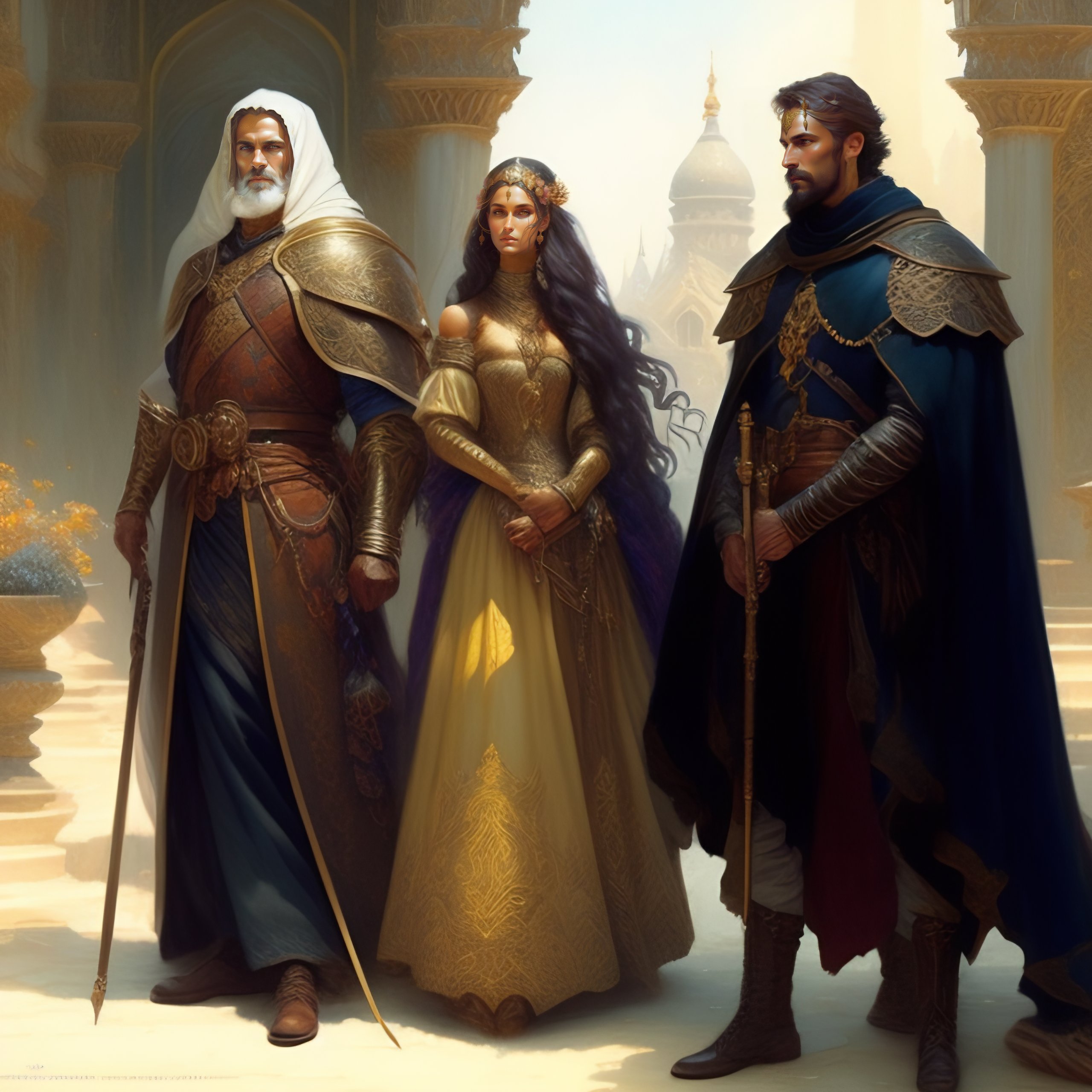 Lexica - Medieval aristocratic family, concept art, intricate details ...