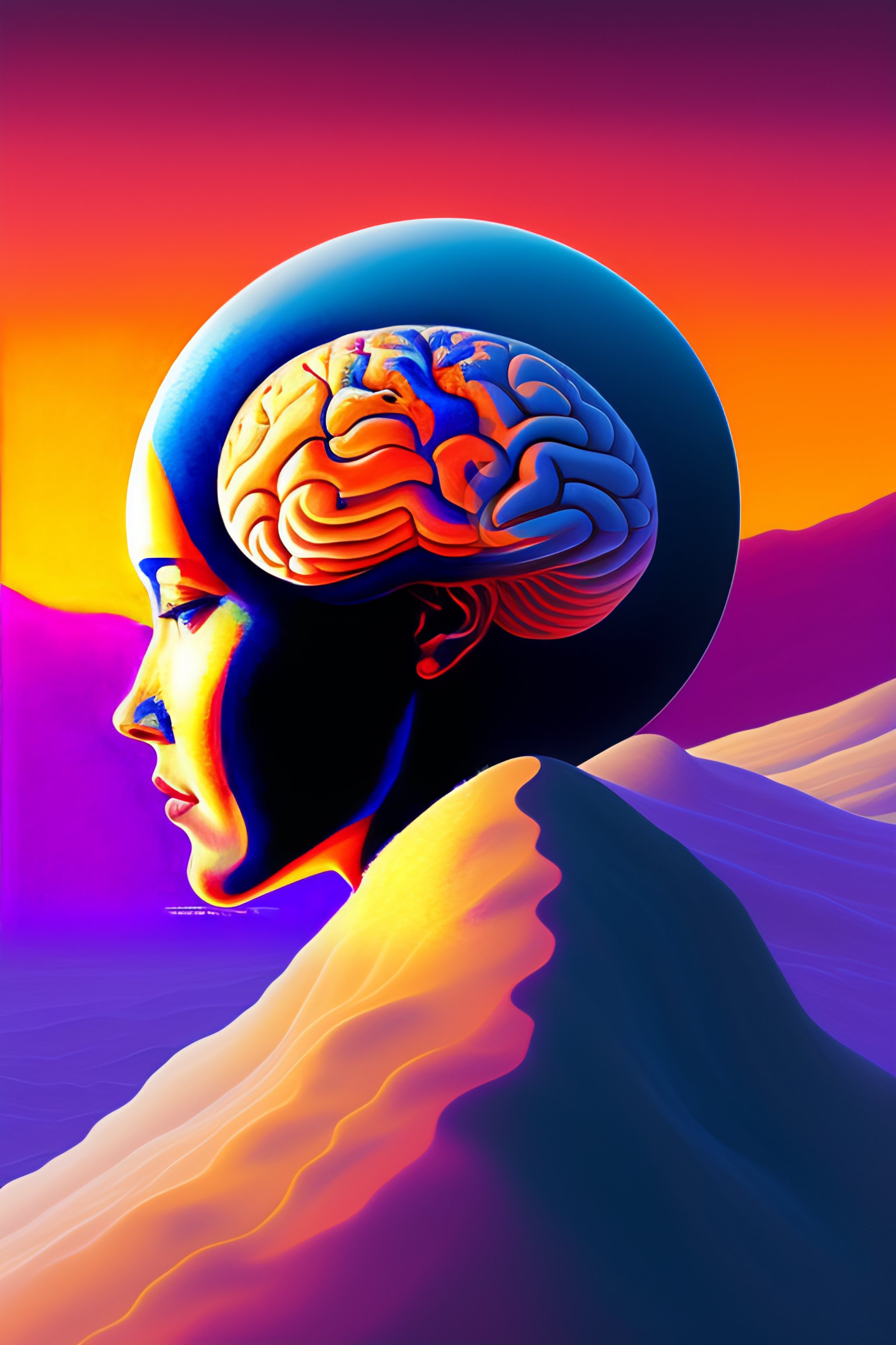 Lexica - Brain as a landscape, painted by Edward Hopper, Wayne Barlowe ...