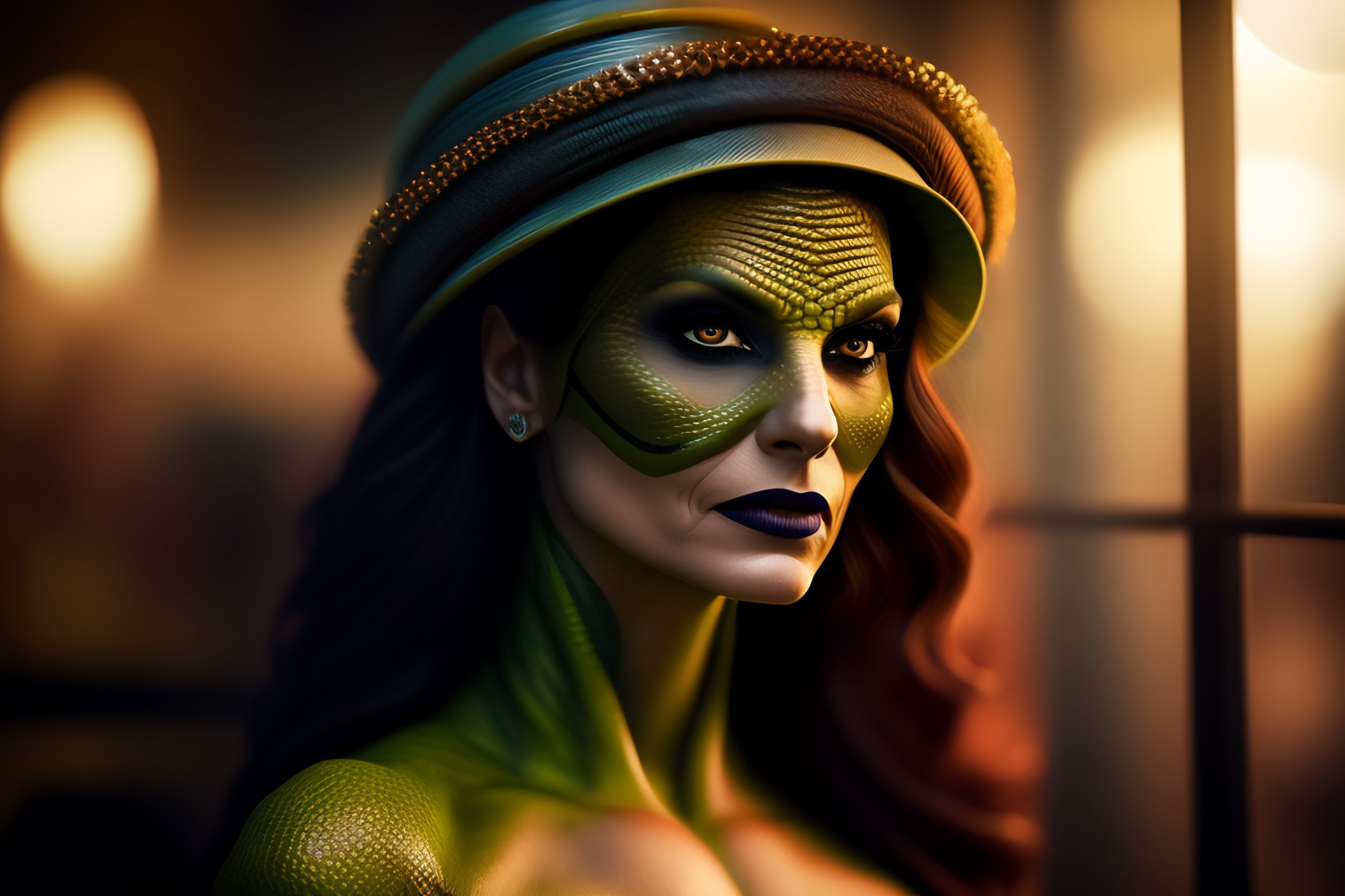 Lexica - Creepy reptil woman