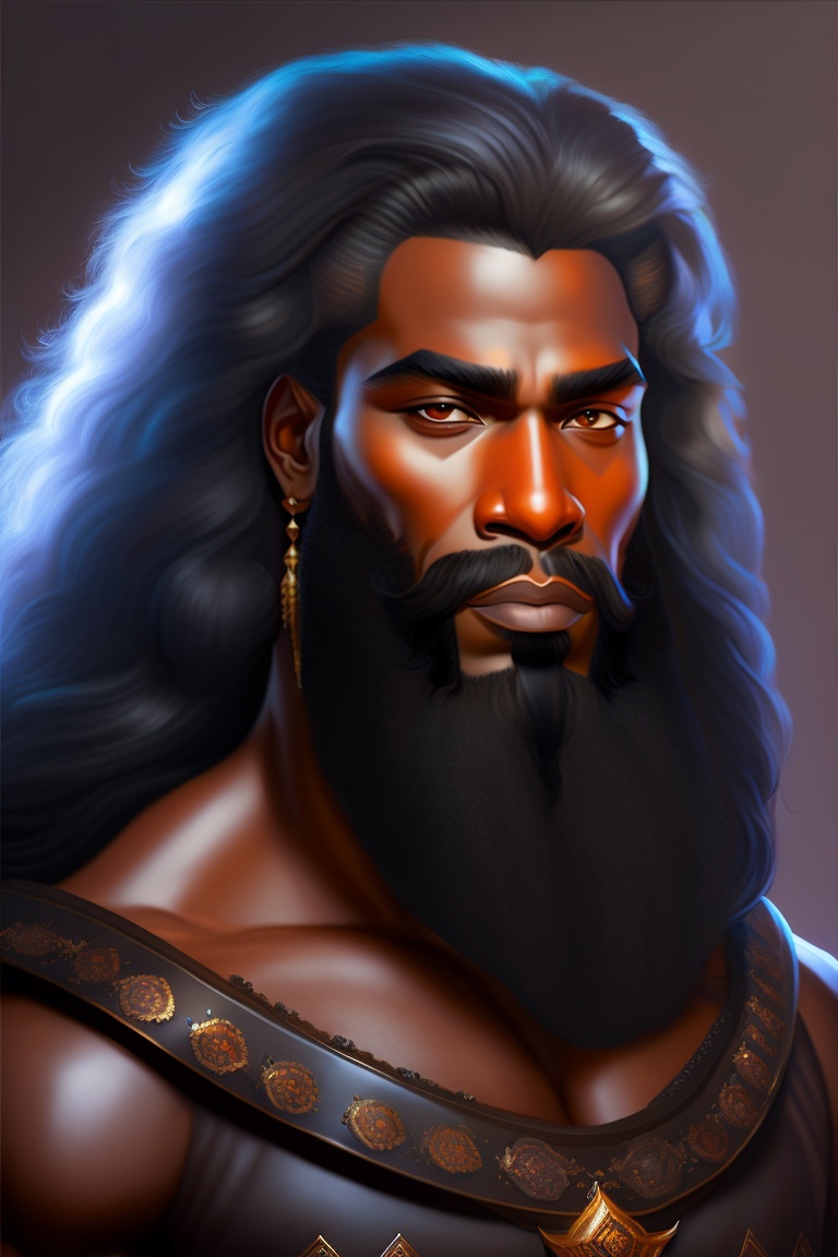 Lexica - Painted portrait of hades stout greek god of the underworld ...