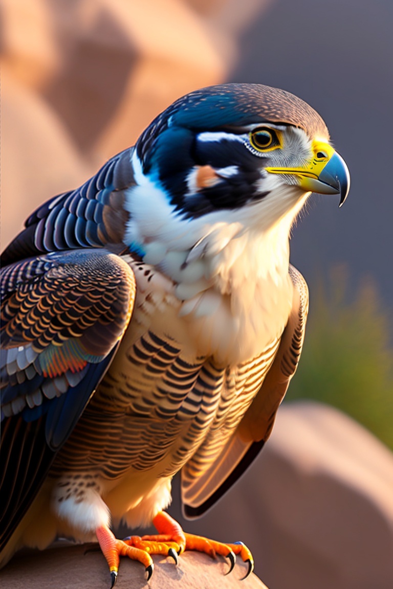 Lexica - The peregrine falcon is the fastest bird, capable of diving at ...