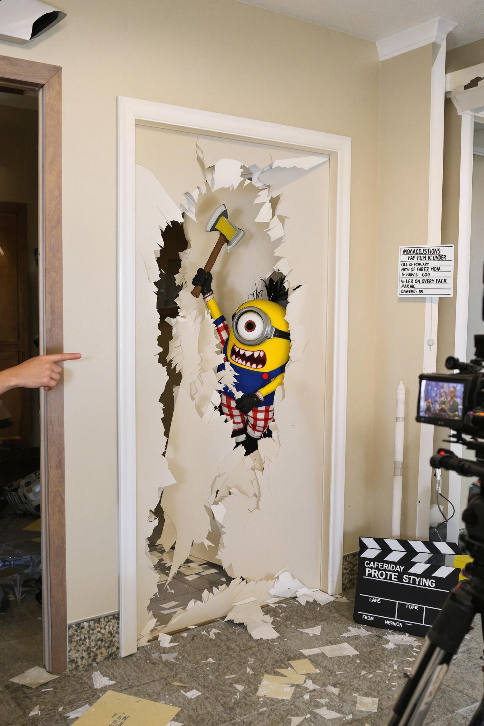 Lexica - A filmset photograph of a Minion (from Despicable Me & Minions ...