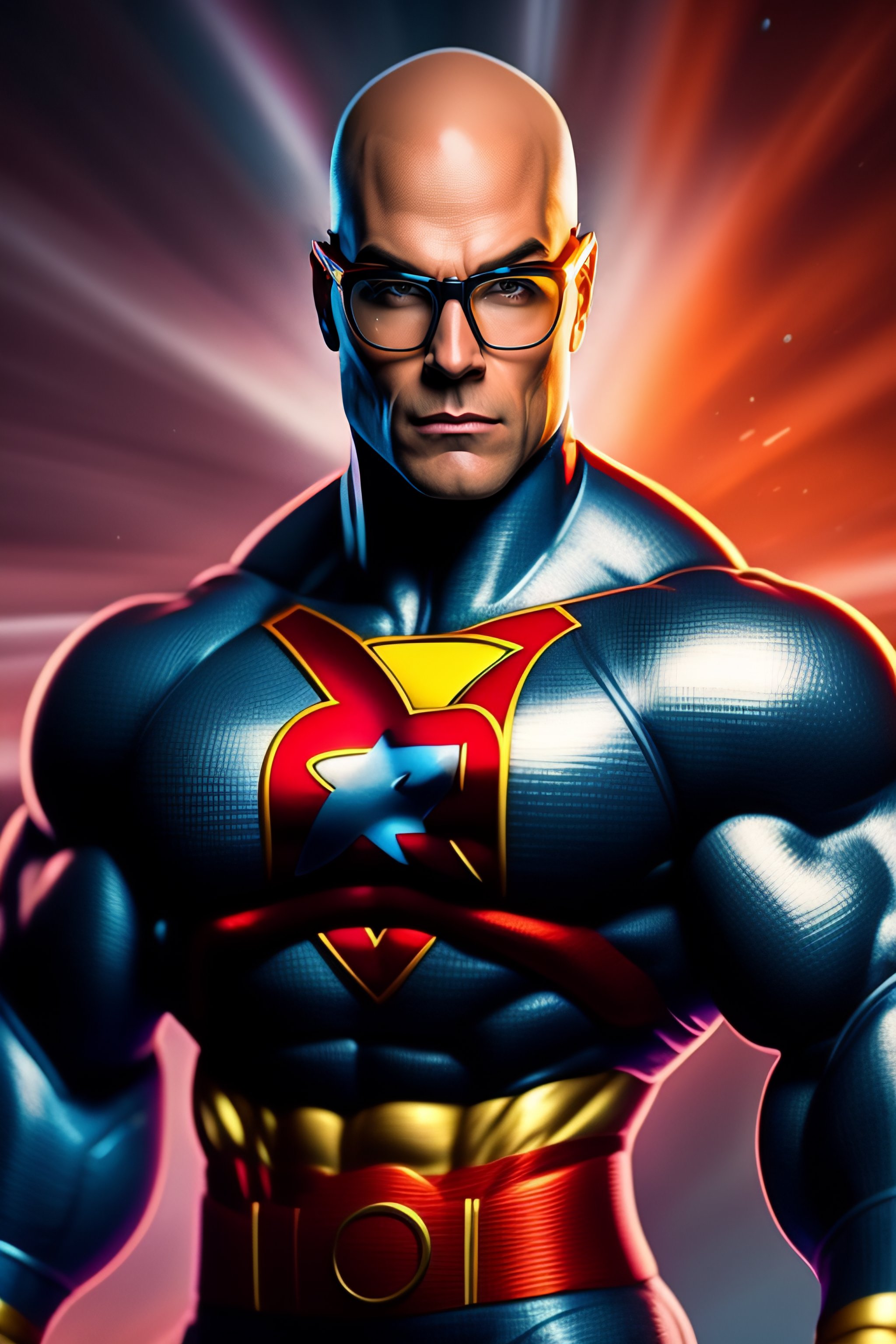 Muscular Superhero
