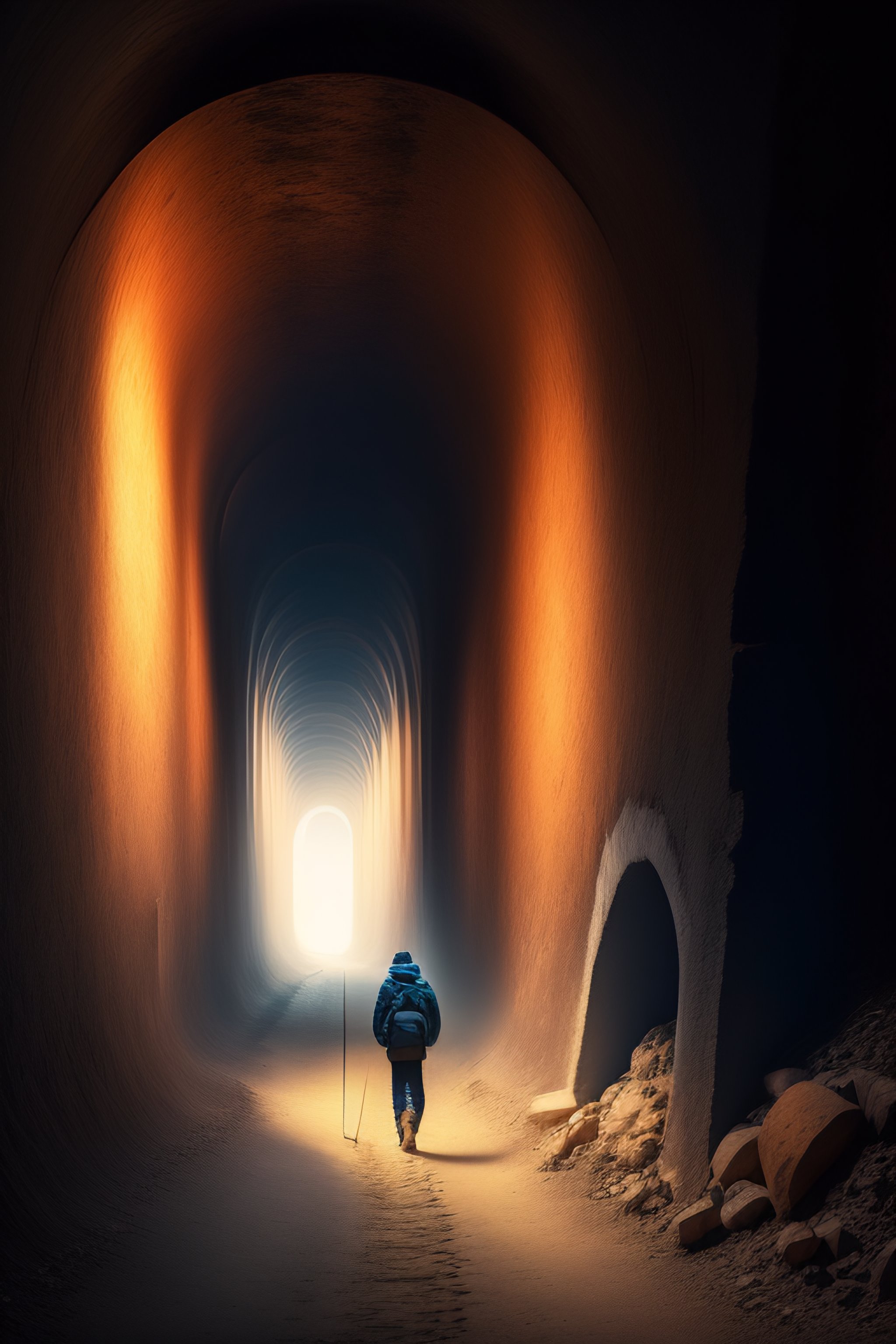 Lexica - Walking through a crumbling tunnel