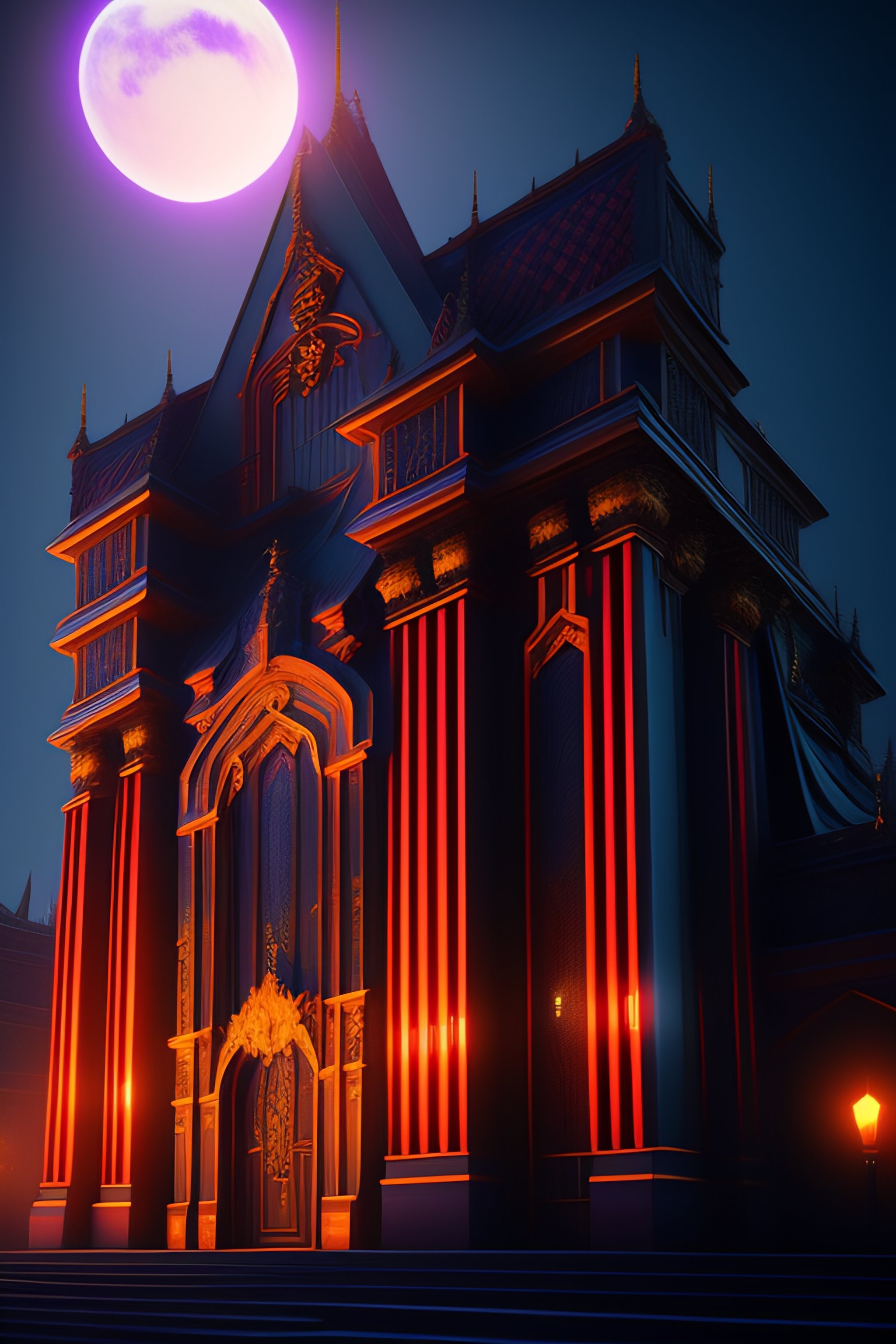 Lexica - Portrait of Dracula, CyberWave Style, Cyberpunk and Cyber ...