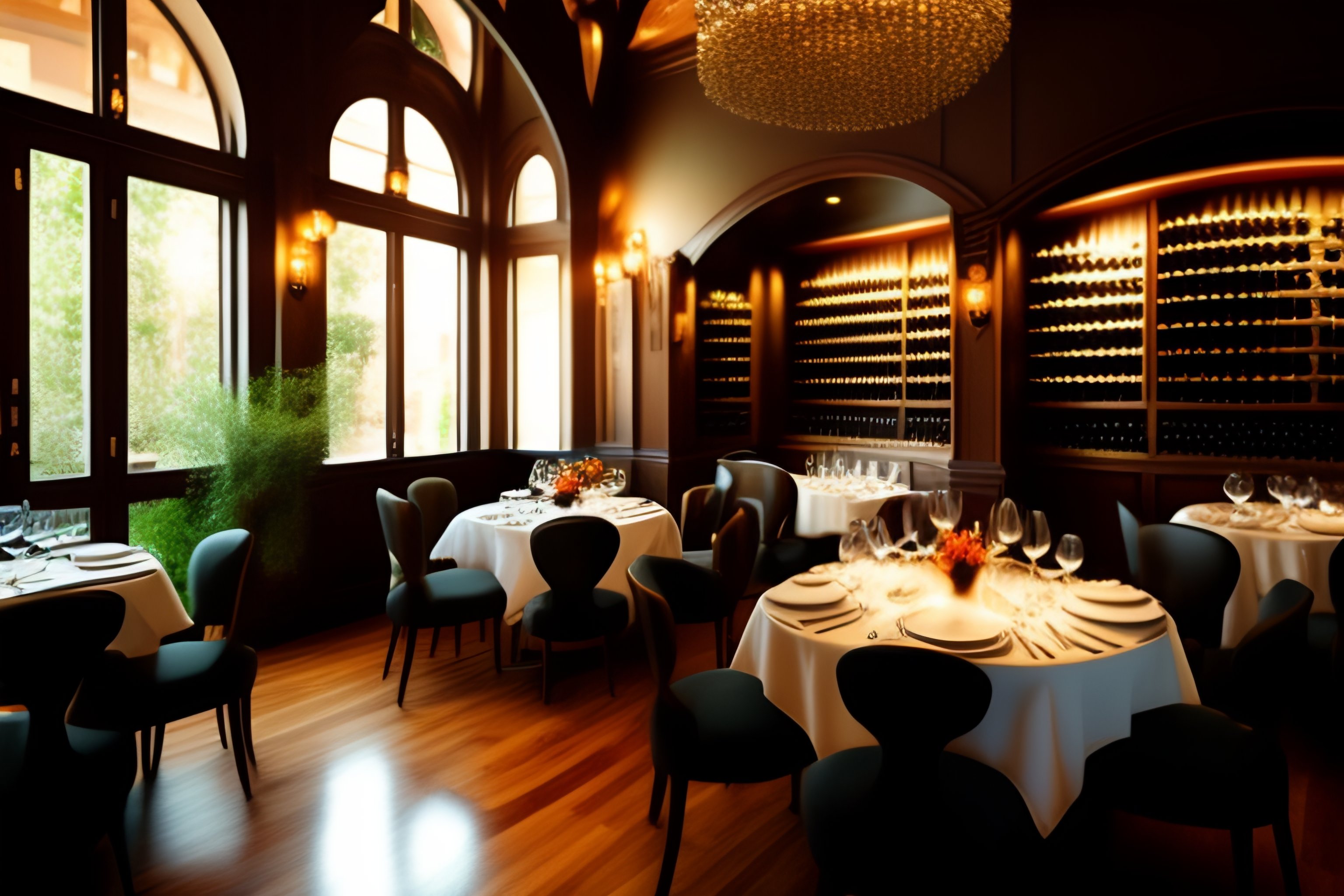 Lexica - Restaurant design::5, wine room, grape wine wall plants::4 ...