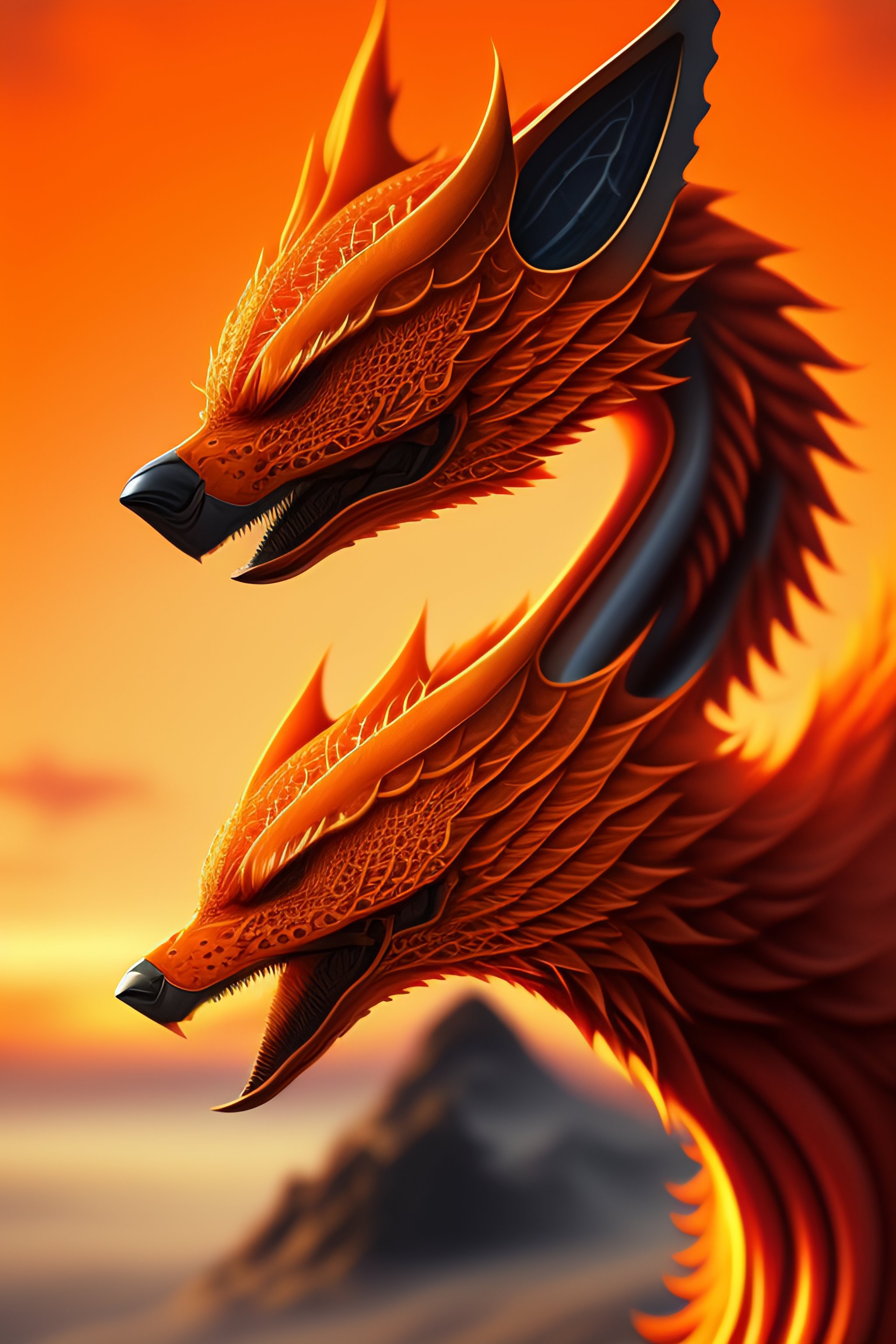 Realistic Dragon Drawings In Color