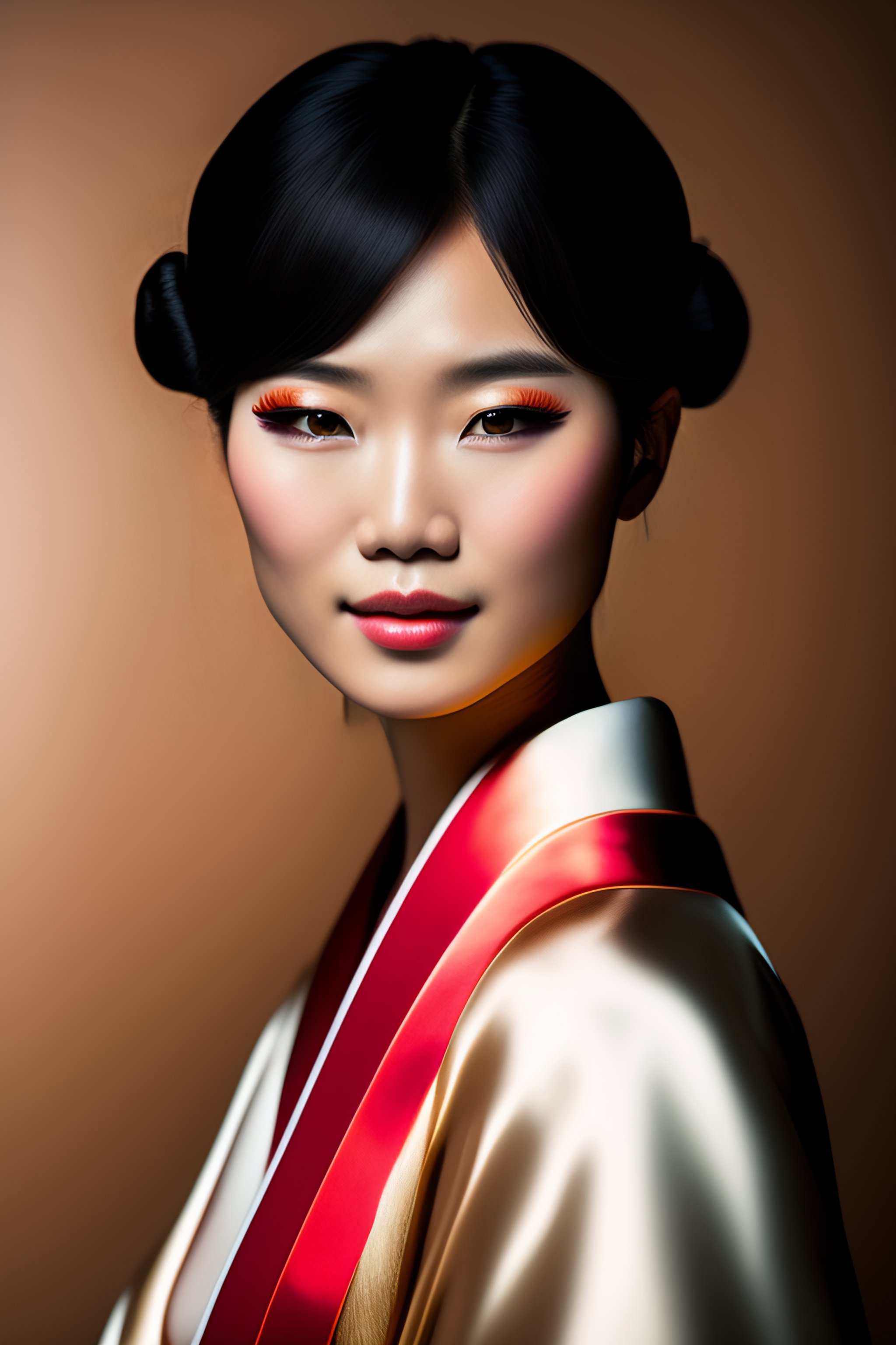Lexica - Portrait of a stunningly beautiful, young, japanese geisha ...