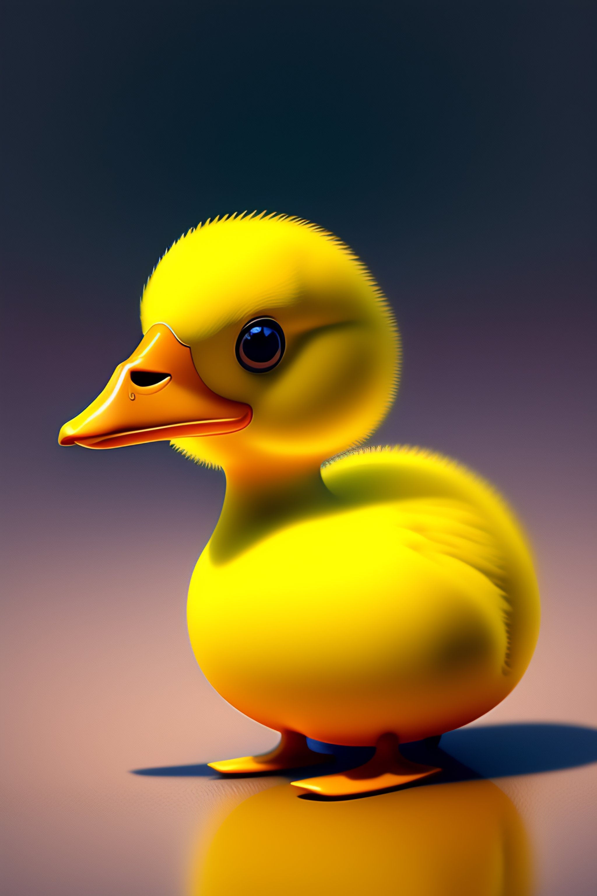 Lexica - Yellow duck 🎮, digital art