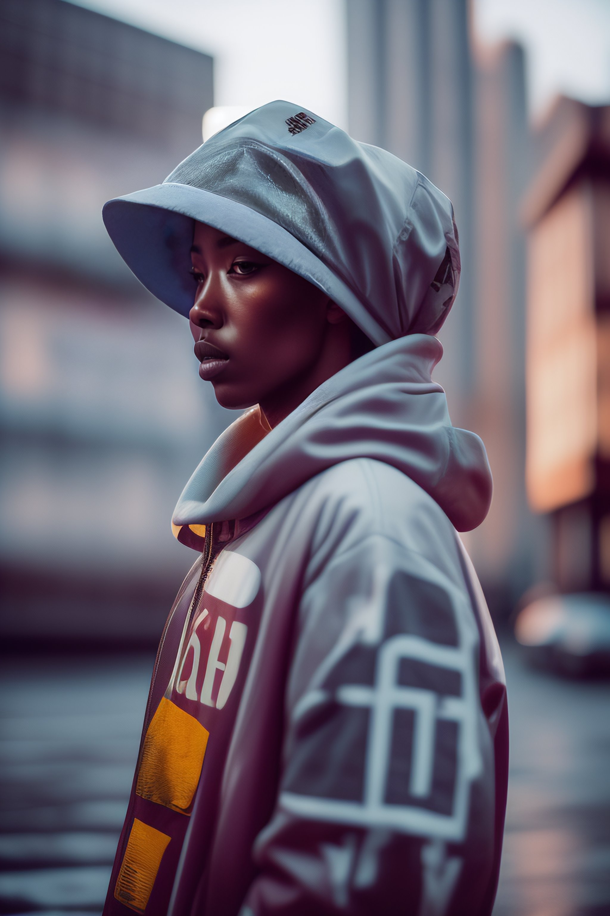 Lexica - Eerie extra-terrestrial alien monster in streetwear futuristic ...